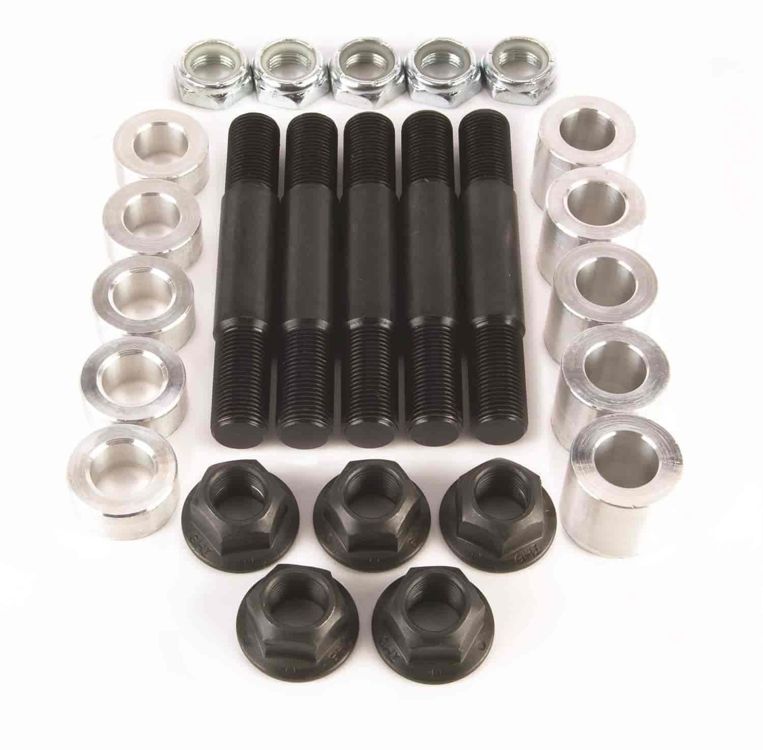 JEGS 65120 Screw-In Wheel Studs 5/8 -18 x 4-3/8 5/set For: Aftermarket ...