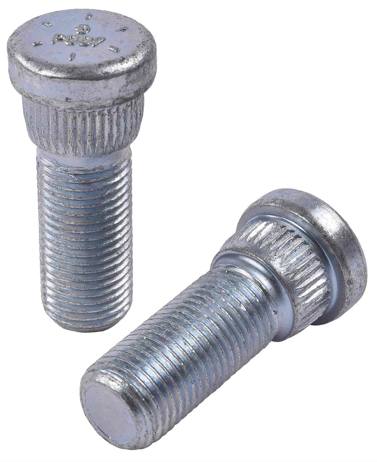 JEGS 65135 Wheel Studs Serrated Stud 7/16 in.-20 Thread 0.475 in. Knurl ...