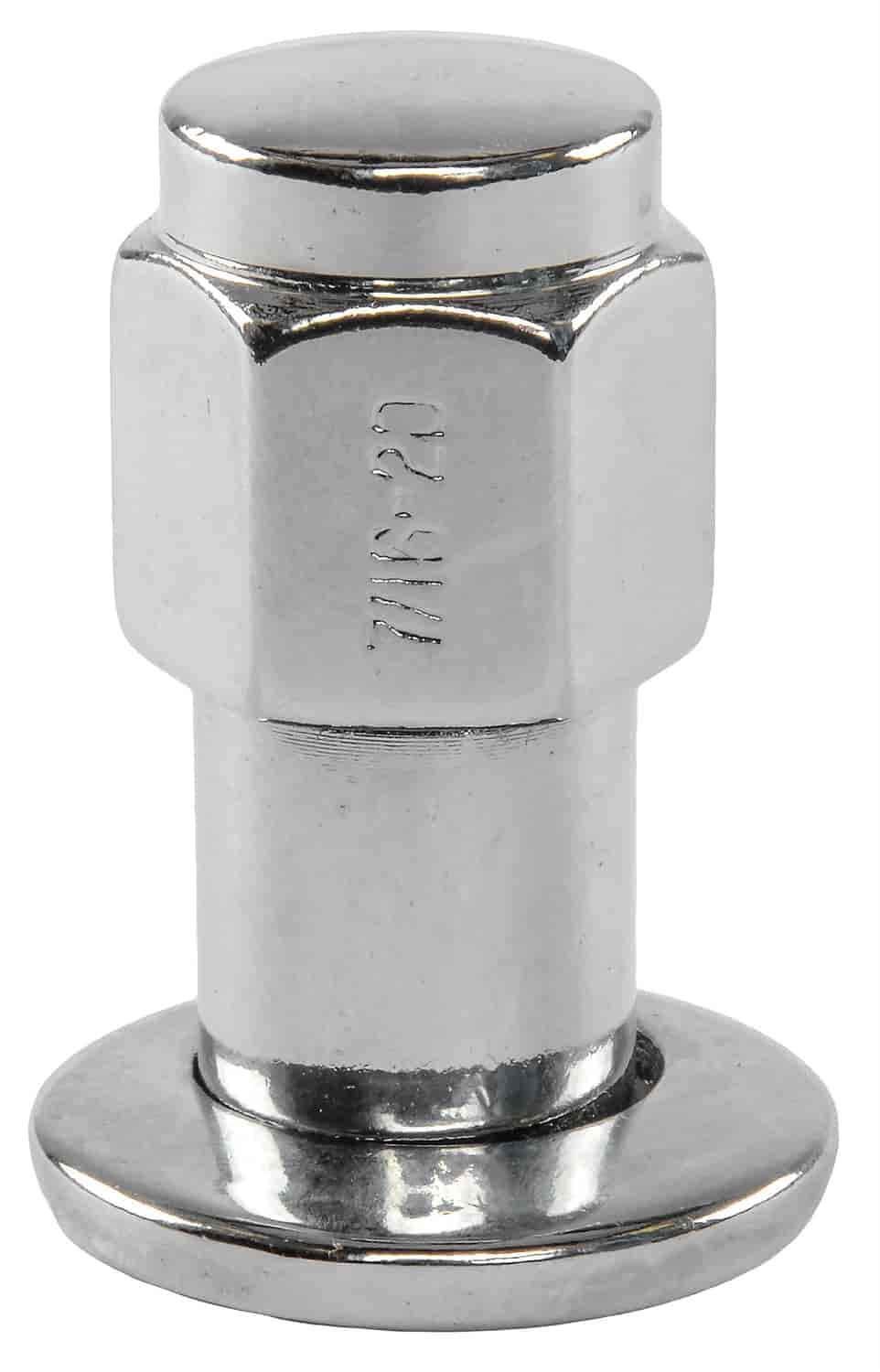 JEGS 65232 Standard Mag Lug Nuts Closed-End 7/16 in.-20 RH Thread 13/16 ...