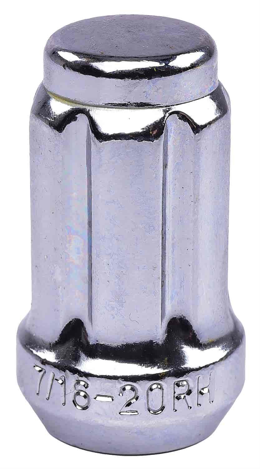 JEGS 65430 Spline Drive Lug Nuts Bulge Acorn Short Style 6-Spline ...