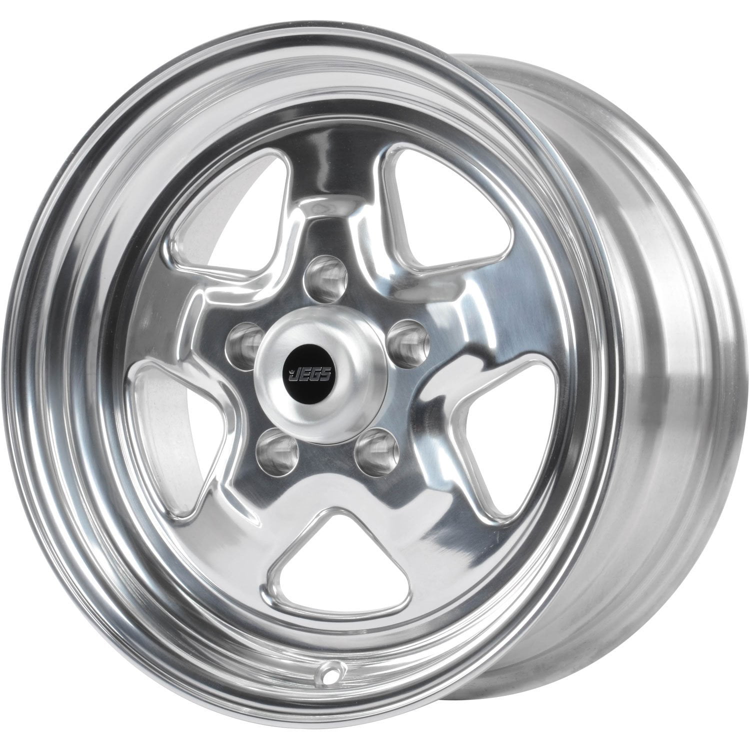 JEGS 66061 Sport Star 5-Spoke Wheel Size: 15 x 7 Bolt Pattern: 5 x 4.50 ...