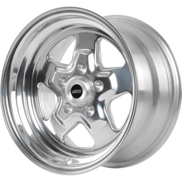 JEGS 66071 Sport Star 5-Spoke Wheel Size: 15 x 8 Bolt Pattern: 5 x 4.50 ...
