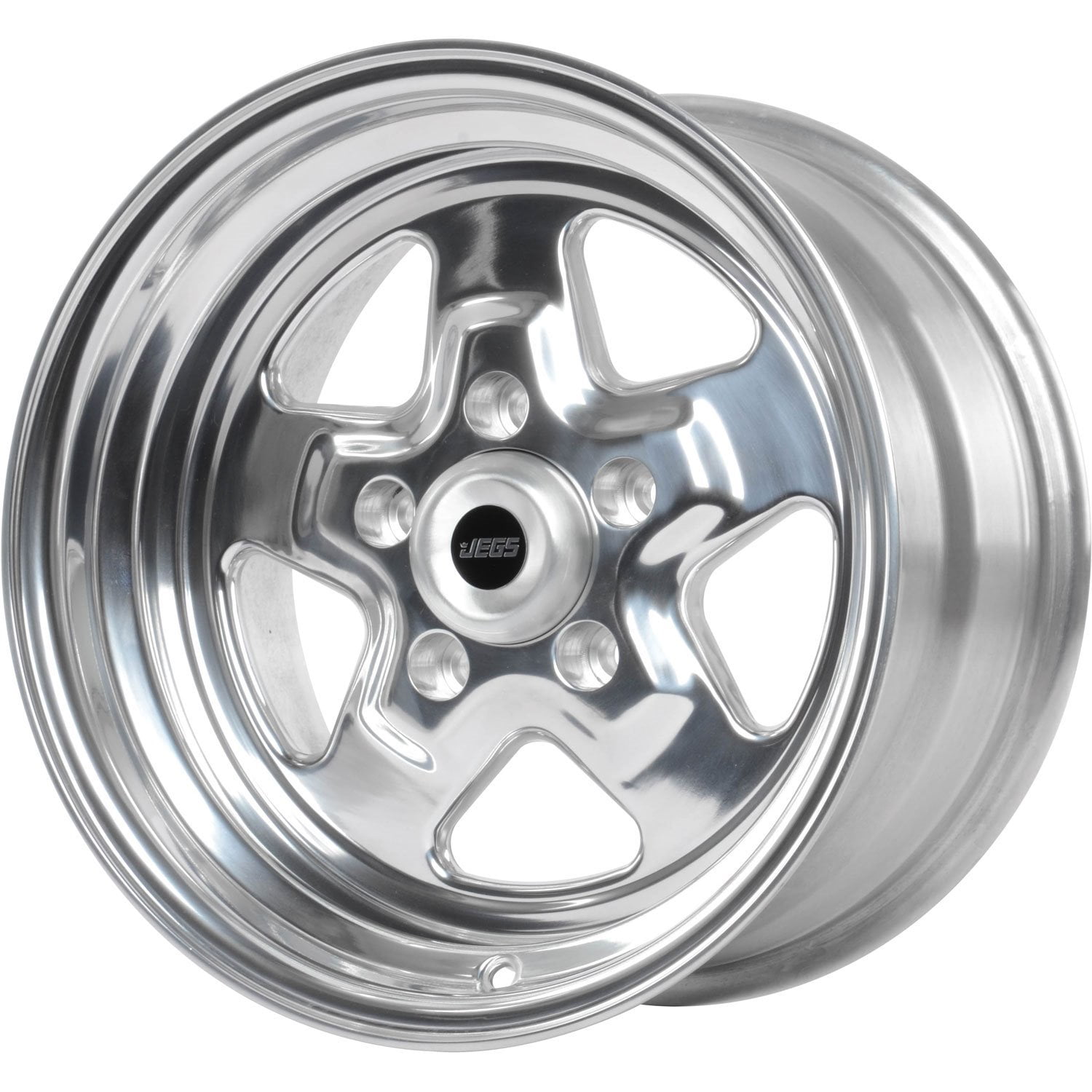 JEGS 66072 Sport Star 5-Spoke Wheel Size: 15 x 8 Bolt Pattern: 5 x 4.75 ...