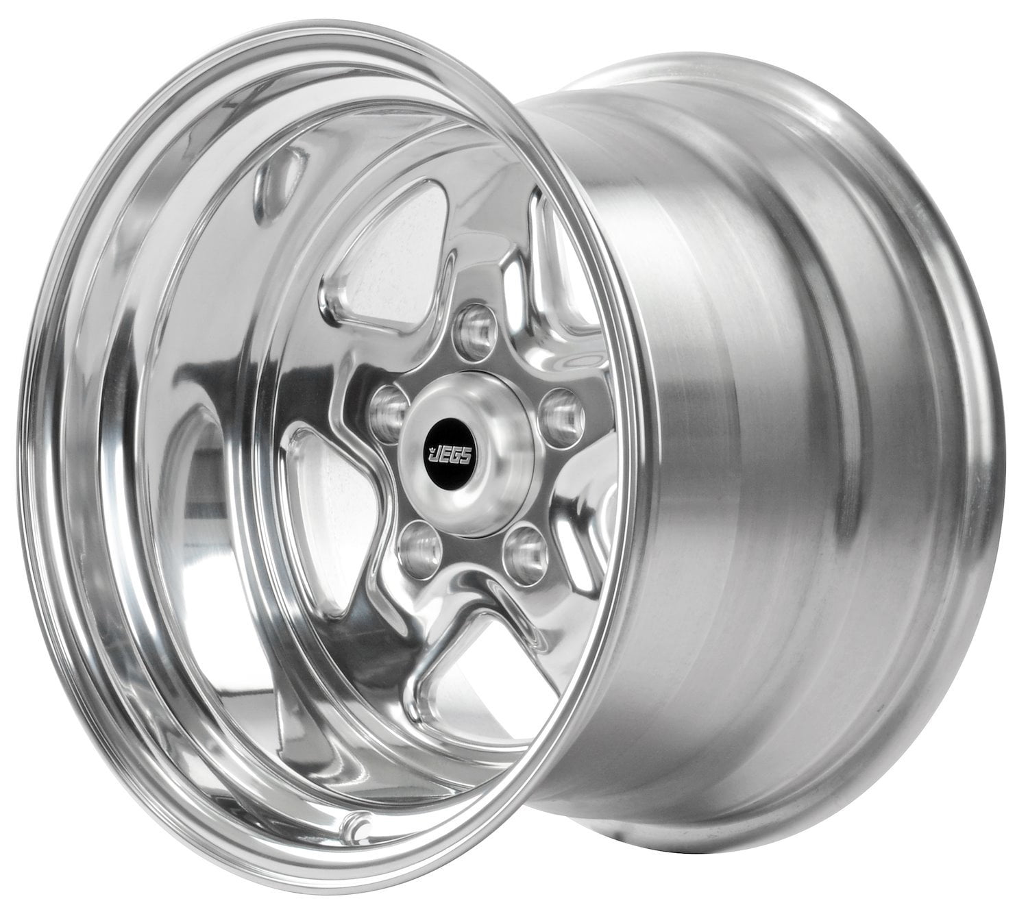 JEGS 66082 Sport Star 5-Spoke Wheel Size: 15 x 10 Bolt Pattern: 5 x 4. ...