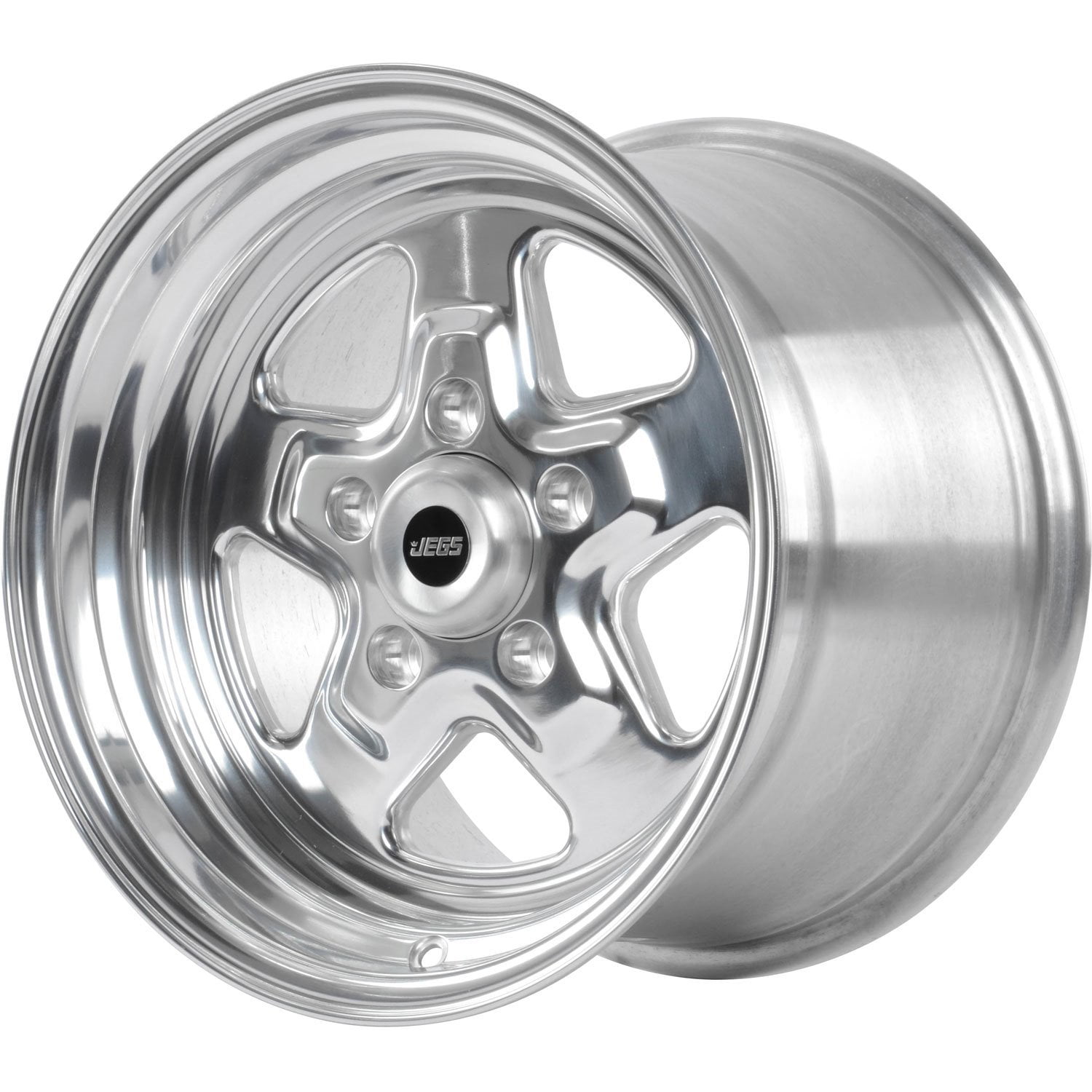 JEGS 66088 Sport Star 5-Spoke Wheel Size: 15 x 10 Bolt Pattern: 5 x 4. ...