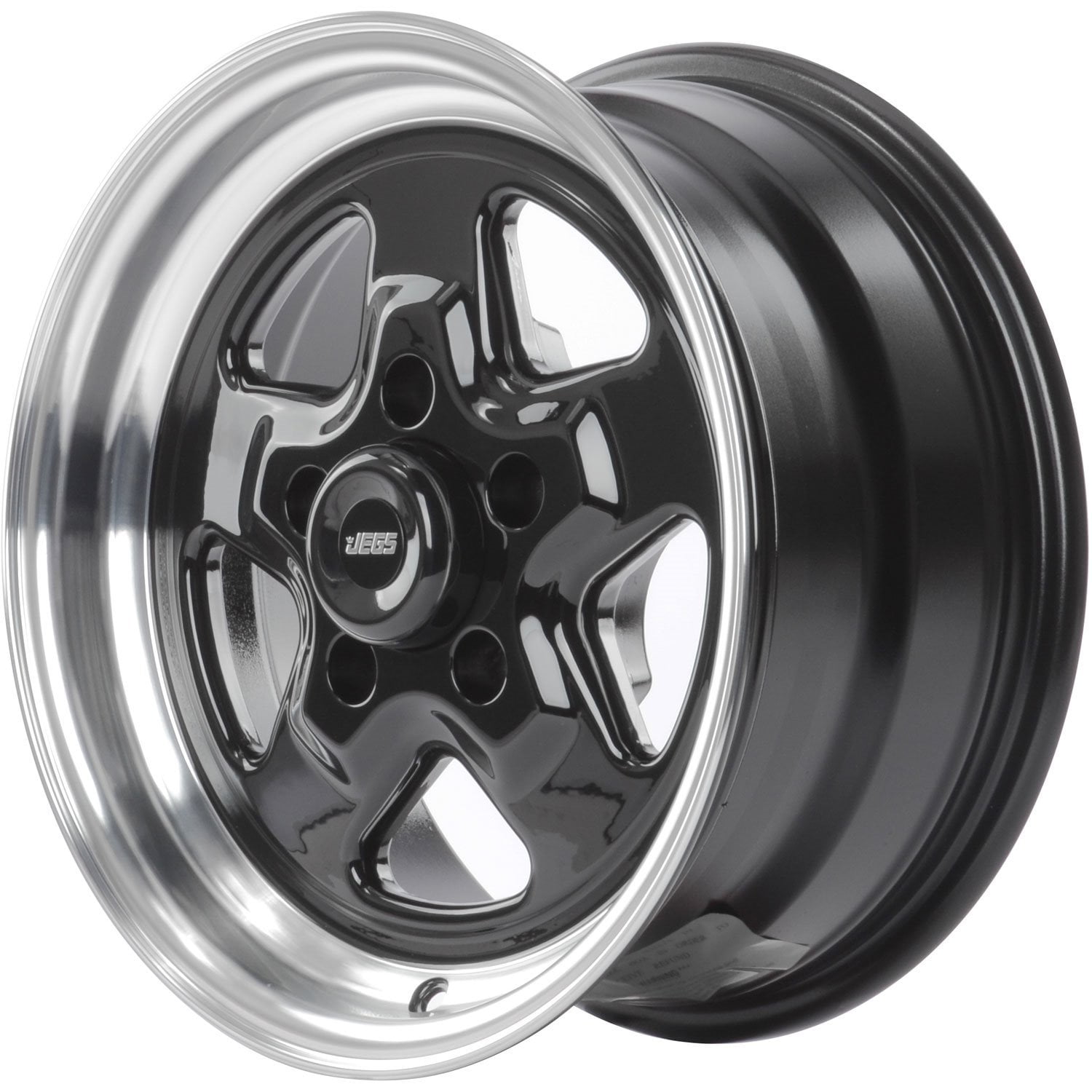 JEGS 66162 Sport Star 5-Spoke Wheel Size: 15 x 7 Bolt Pattern: 5 x 4.75 ...