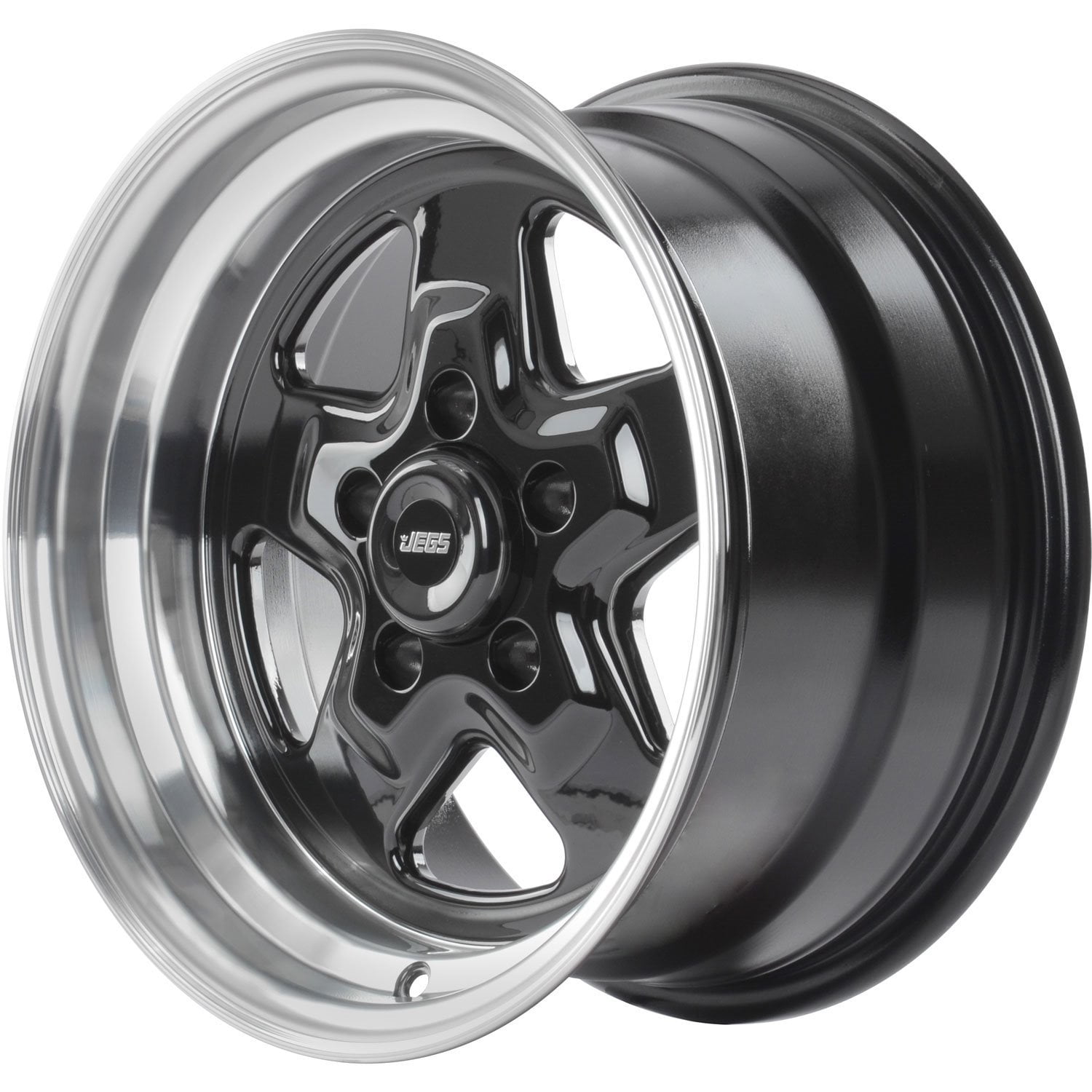 JEGS 66171 Sport Star 5-Spoke Wheel Size: 15 x 8 Bolt Pattern: 5 x 4.50 ...