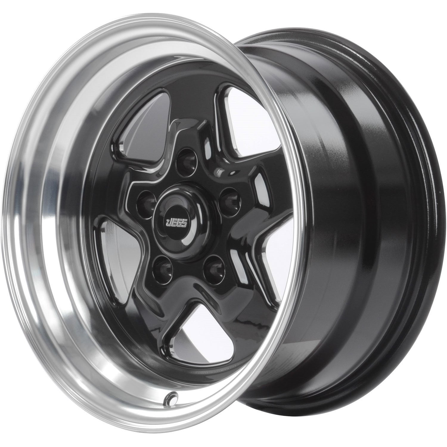 JEGS 66172 Sport Star 5-Spoke Wheel Size: 15 x 8 Bolt Pattern: 5 x 4.75 ...