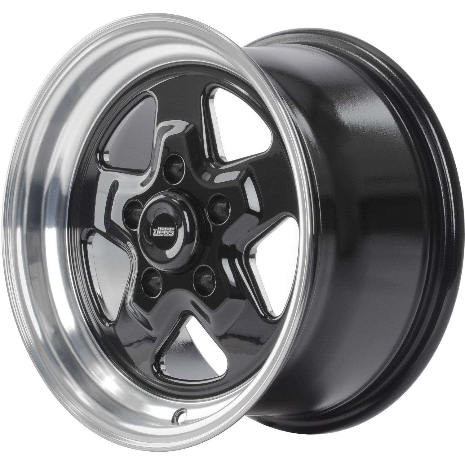 JEGS 66178 Sport Star 5-Spoke Wheel Size: 15 x 8 Bolt Pattern: 5 x 4.75 ...