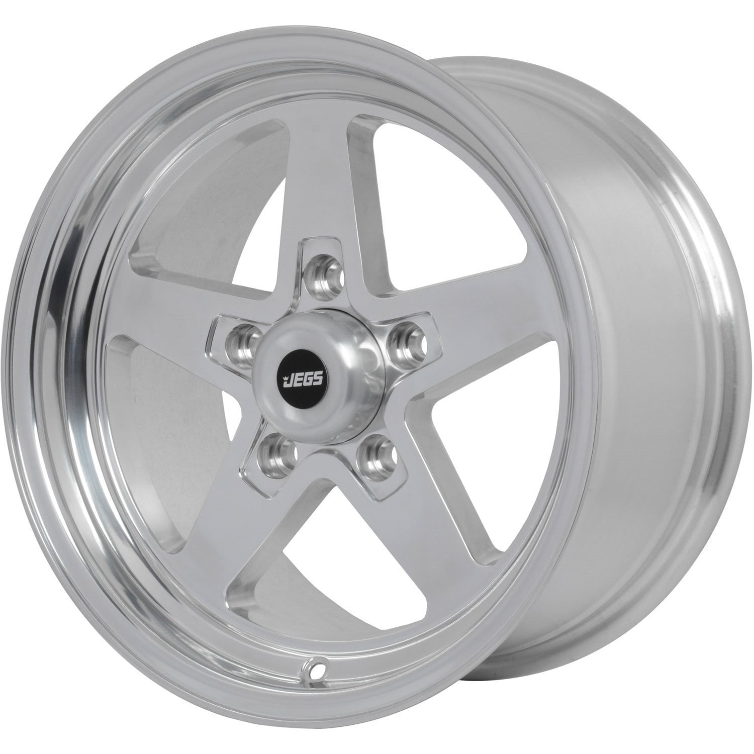 JEGS 680277 SSR Star Wheel Size: 15 x 8 Bolt Pattern: 5 x 4.50 Back ...