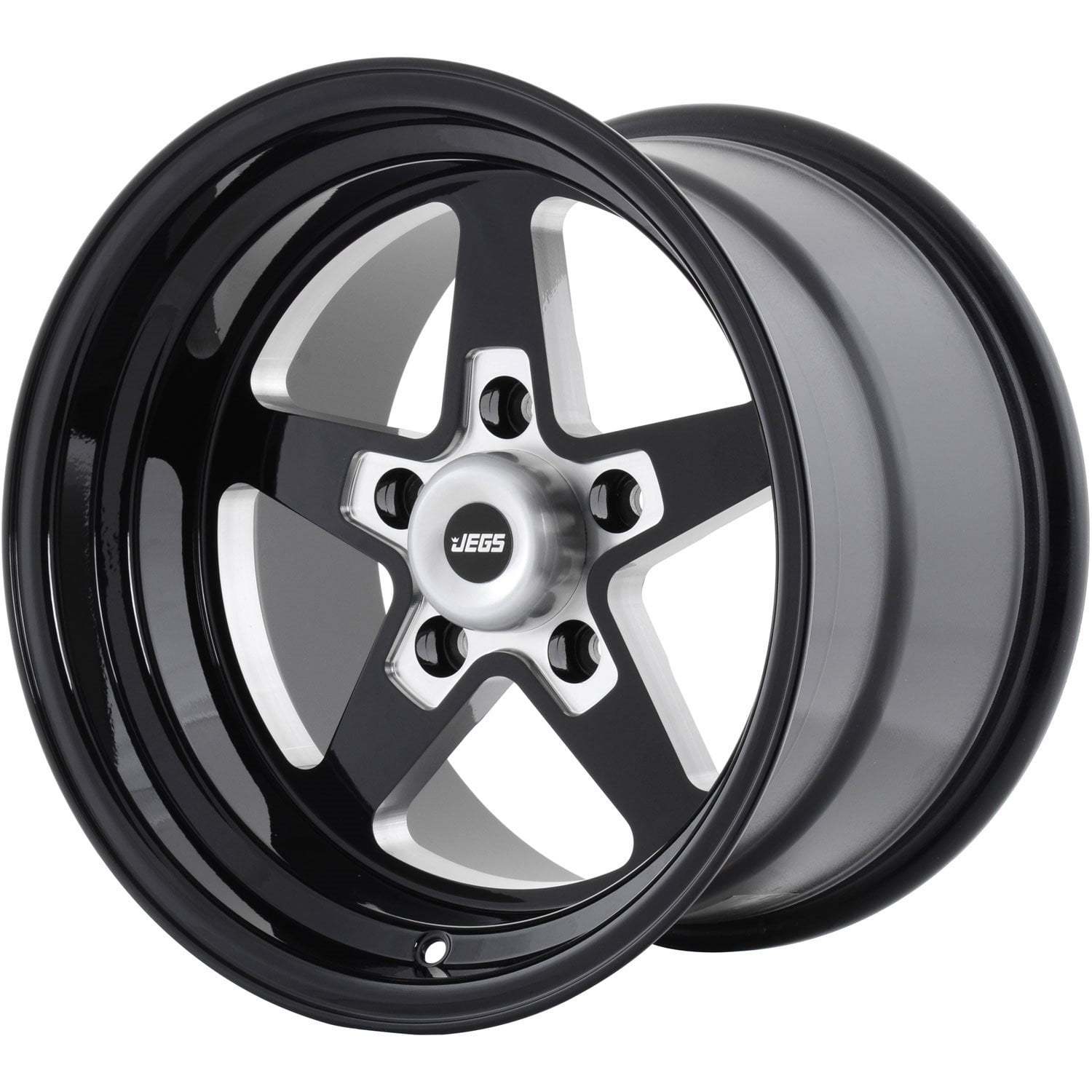 JEGS 681288 SSR Star Wheel Size: 15 x 10 Bolt Pattern: 5 x 4.75 Back ...