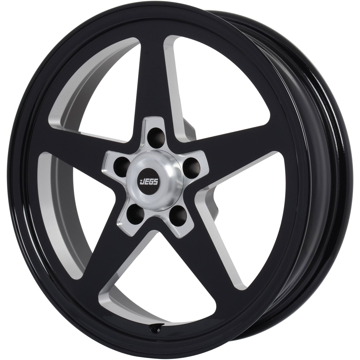 JEGS 681290 SSR Star Wheel Size: 17 x 4.5 Bolt Pattern: 5 x 4.50 Back ...