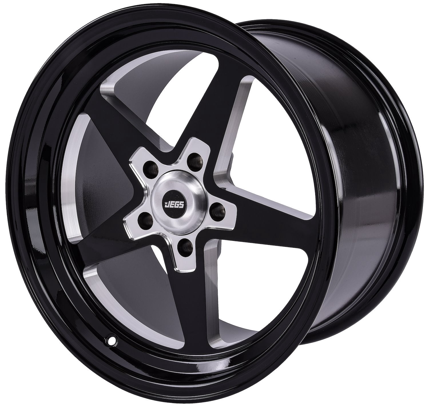 JEGS 681296 SSR Star Wheel Size: 17 x 10 Bolt Pattern: 5 x 4.50 Back ...