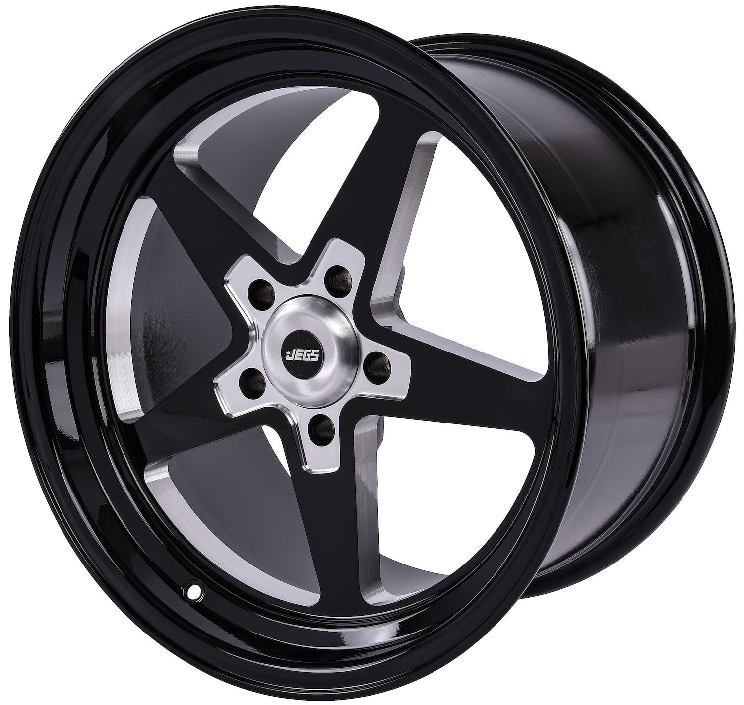 JEGS 681296 SSR Star Wheel Size: 17 x 10 Bolt Pattern: 5 x 4.50 Back ...