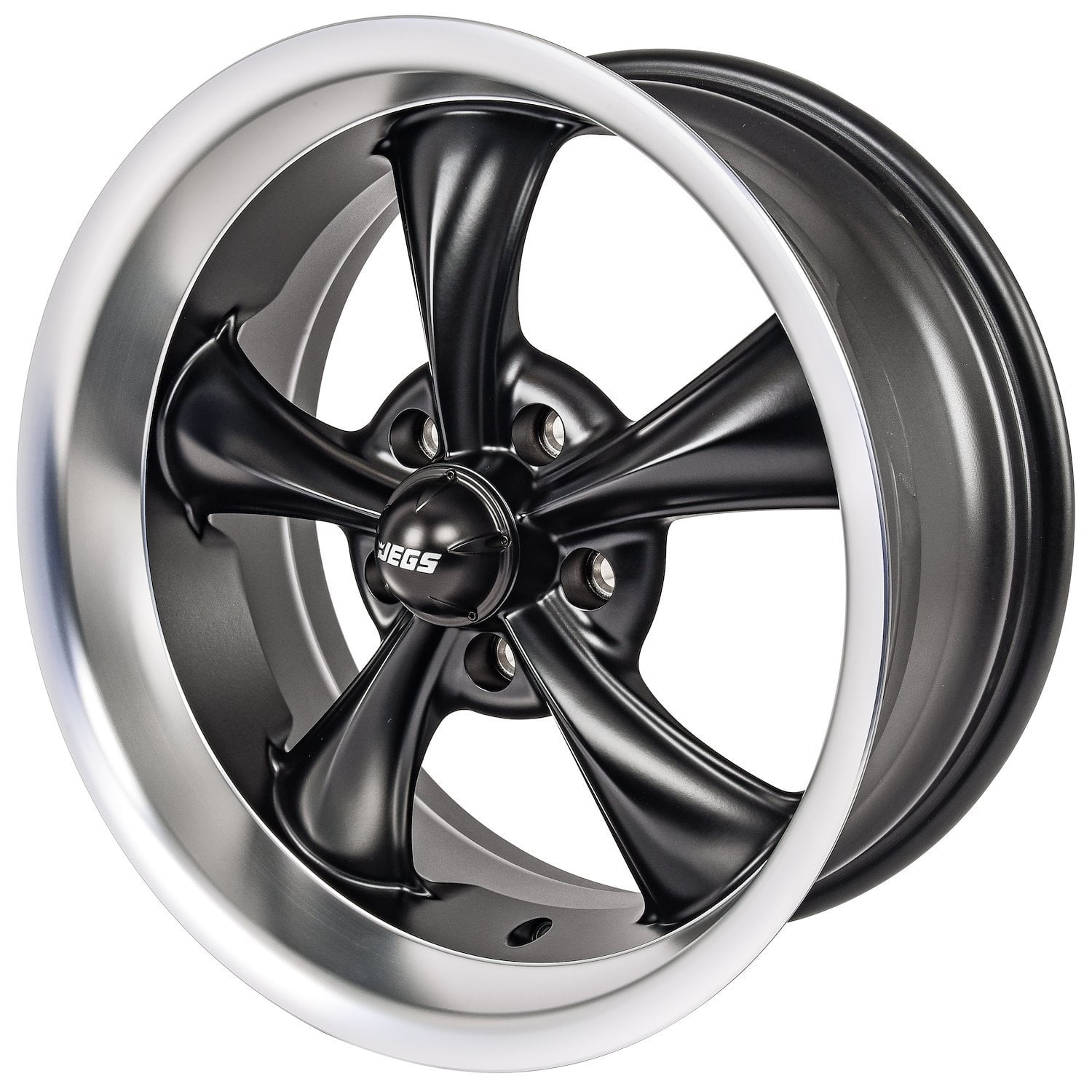 JEGS 681348 Resto-Rod Wheel Size: 18 x 8 Bolt Pattern: 5 x 5.00 Back ...