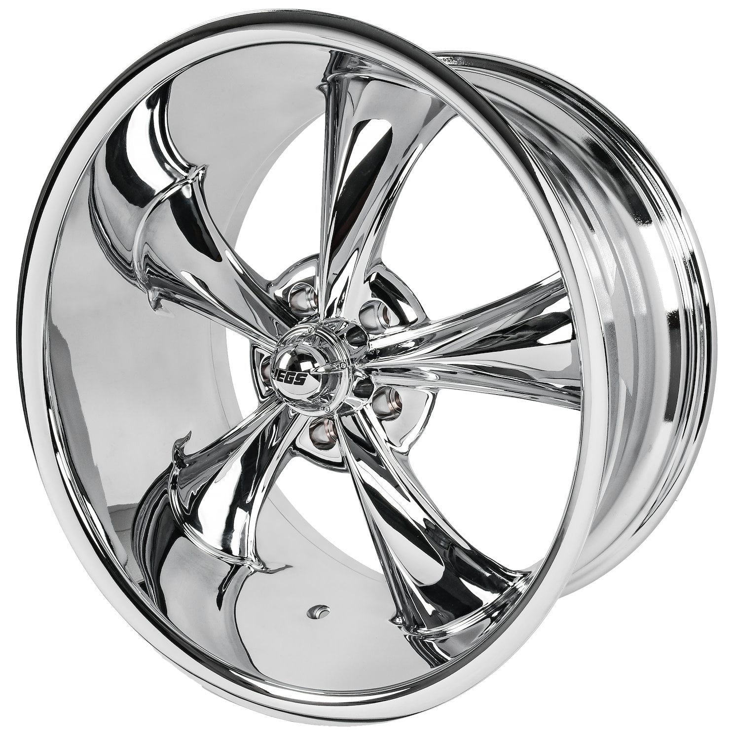 JEGS 681353 Resto-Rod Wheel Size: 20 x 8.5 Bolt Pattern: 5 x 5.00 Back ...