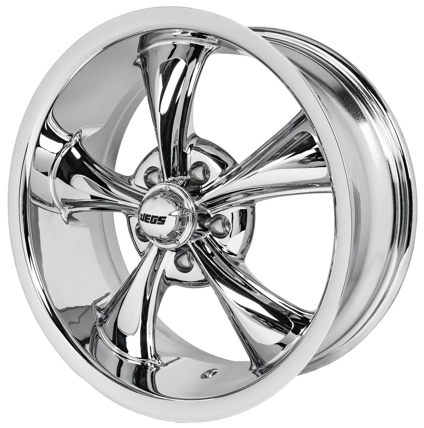 JEGS 681360 Resto-Rod Wheel Size: 18 x 8 Bolt Pattern: 5 x 5.00 Back ...
