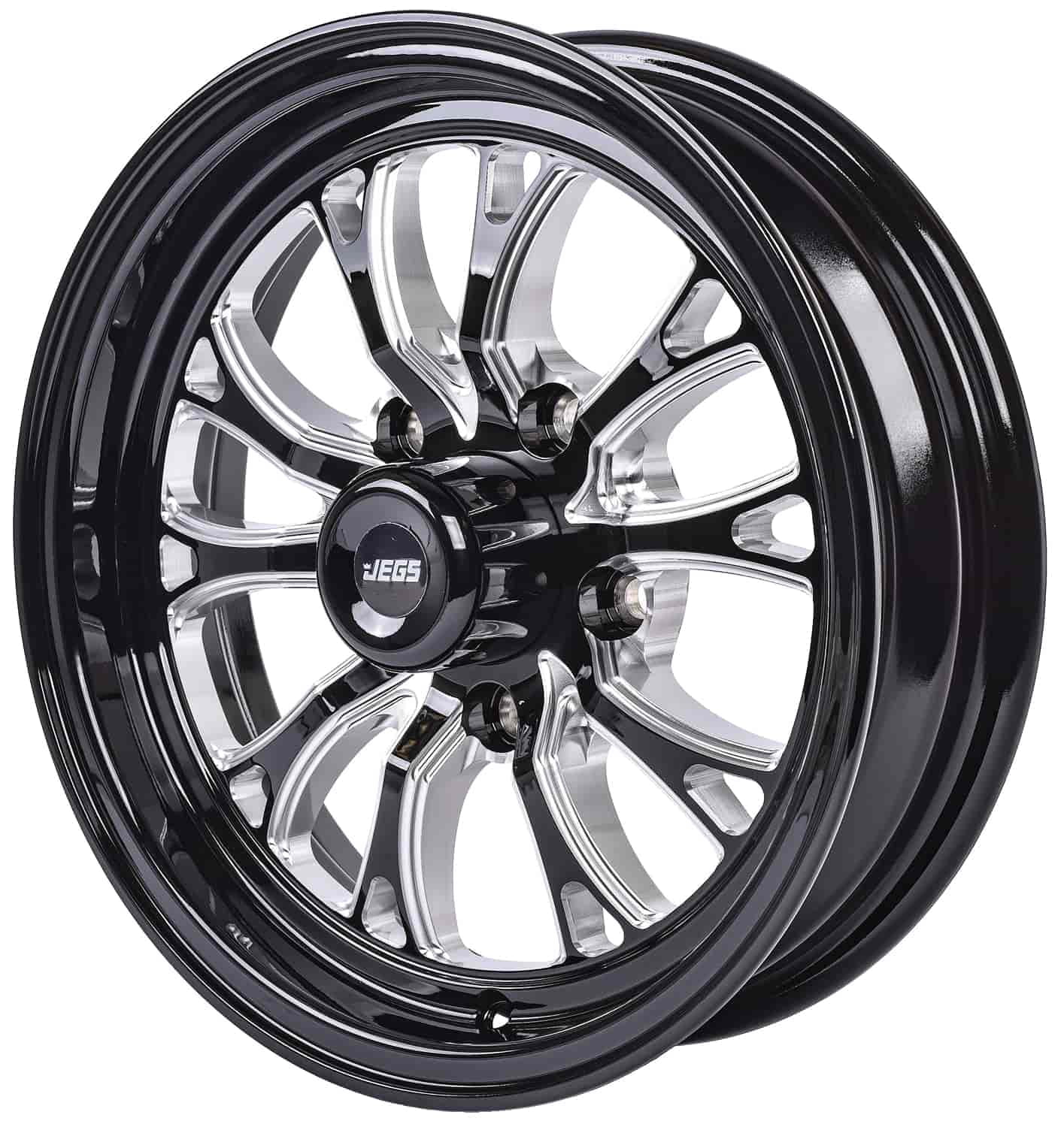 JEGS 681406 SSR Spike Wheel Size: 15 x 4 Bolt Pattern: 5 x 5.00 Back ...