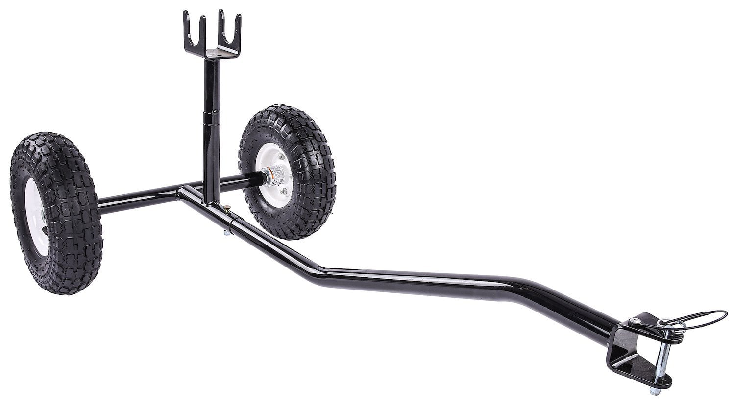 JEGS Junior Dragster Tow Dolly, Single Saddle, Black Powder-Coated, Heavy-Duty Construction ...