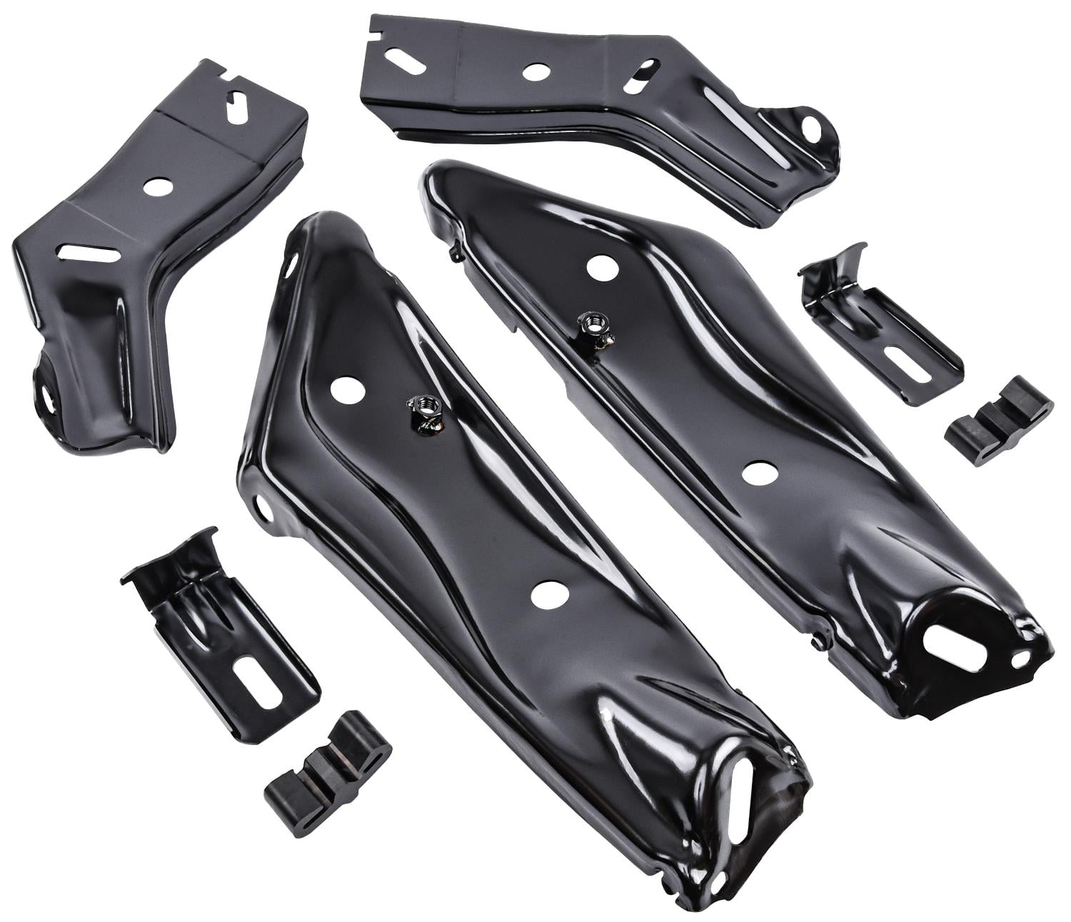 JEGS 79072 Front Bumper Brackets 1970 Chevy Chevelle El Camino Stamped ...