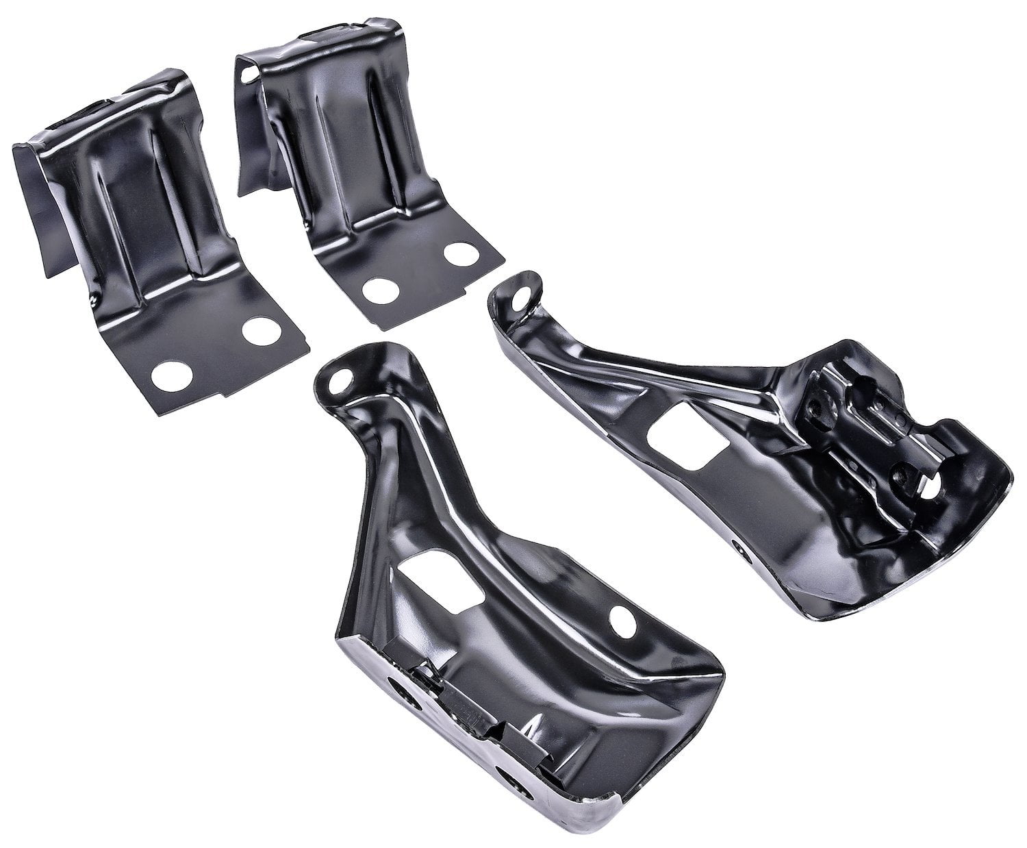 JEGS 79075 Rear Bumper Brackets 1971-1972 Chevy Chevelle Stamped Steel ...