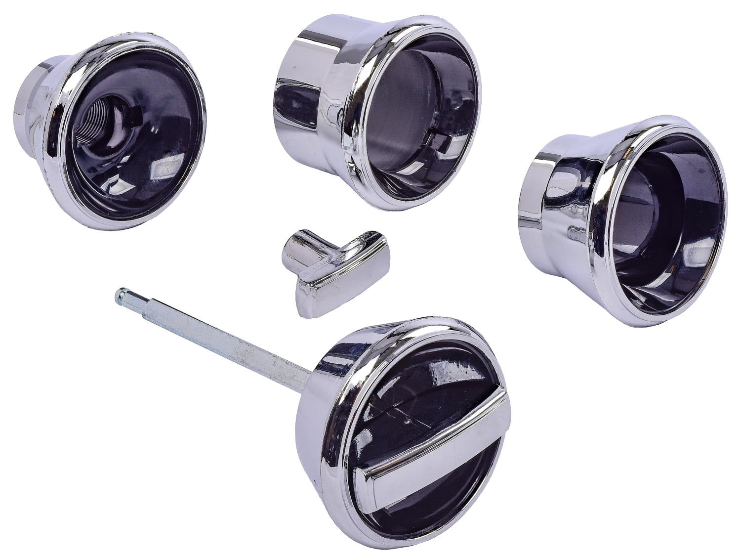 JEGS 79110 Dash Knob and Bezel Set 1968 Chevy Chevelle El Camino Set ...