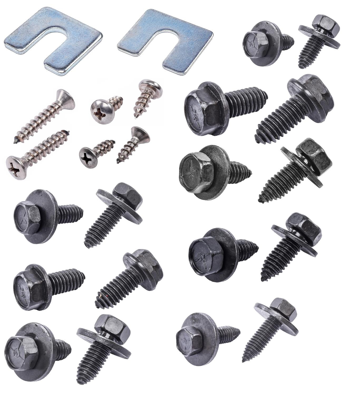 JEGS 79158 Front End Fastener Kit 1960-1966 GM Truck Black Finish ...
