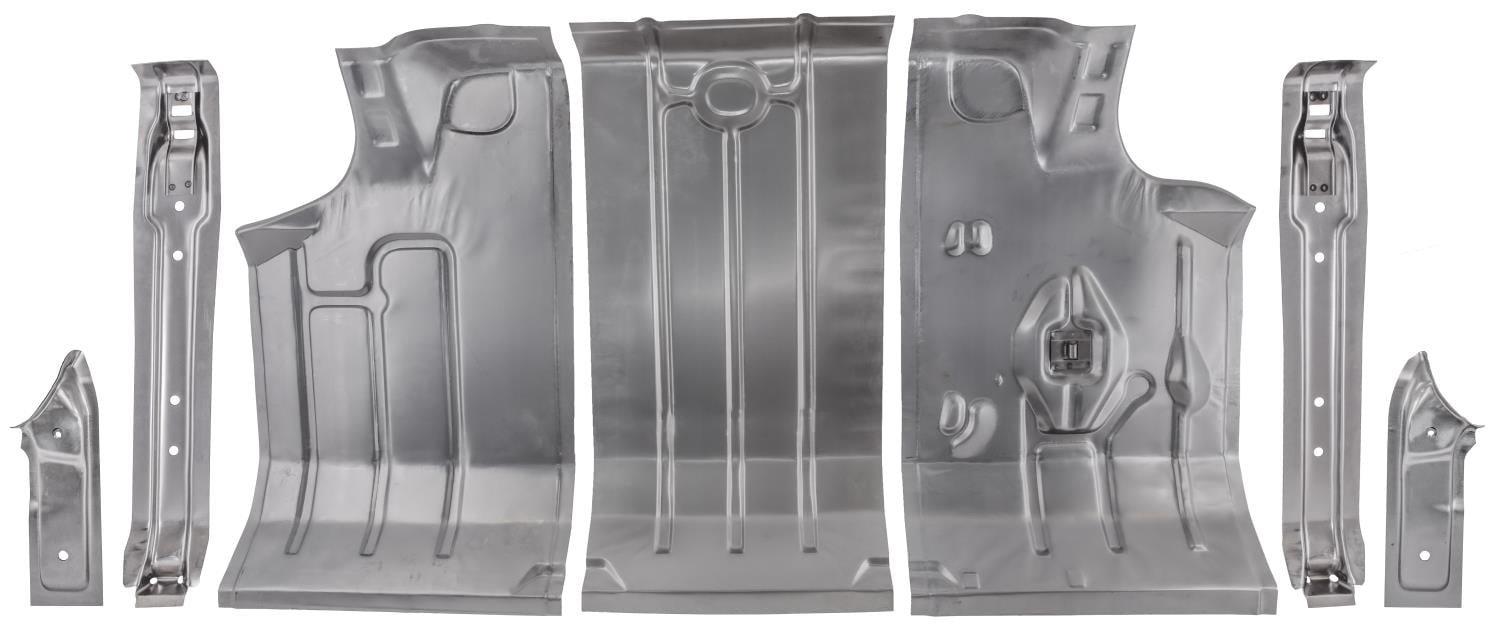 JEGS 79202 Trunk Floor Pan Kit 1964-1967 Chevy Chevelle 20-Gauge High ...