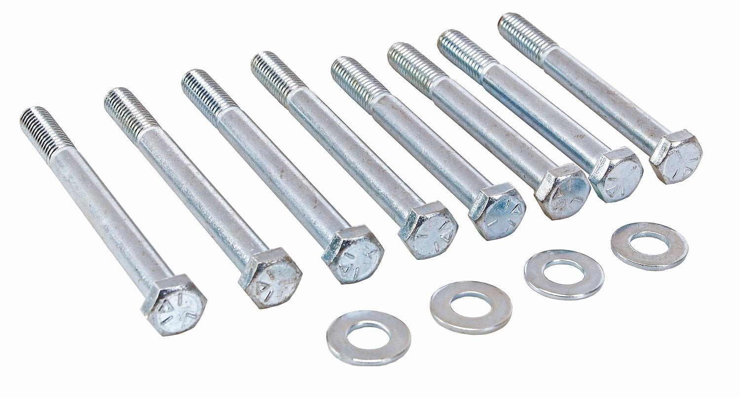 JEGS 80043 Universal Engine Stand Bolt Kit Includes: (4) 3/8 in.-16 x 3 ...