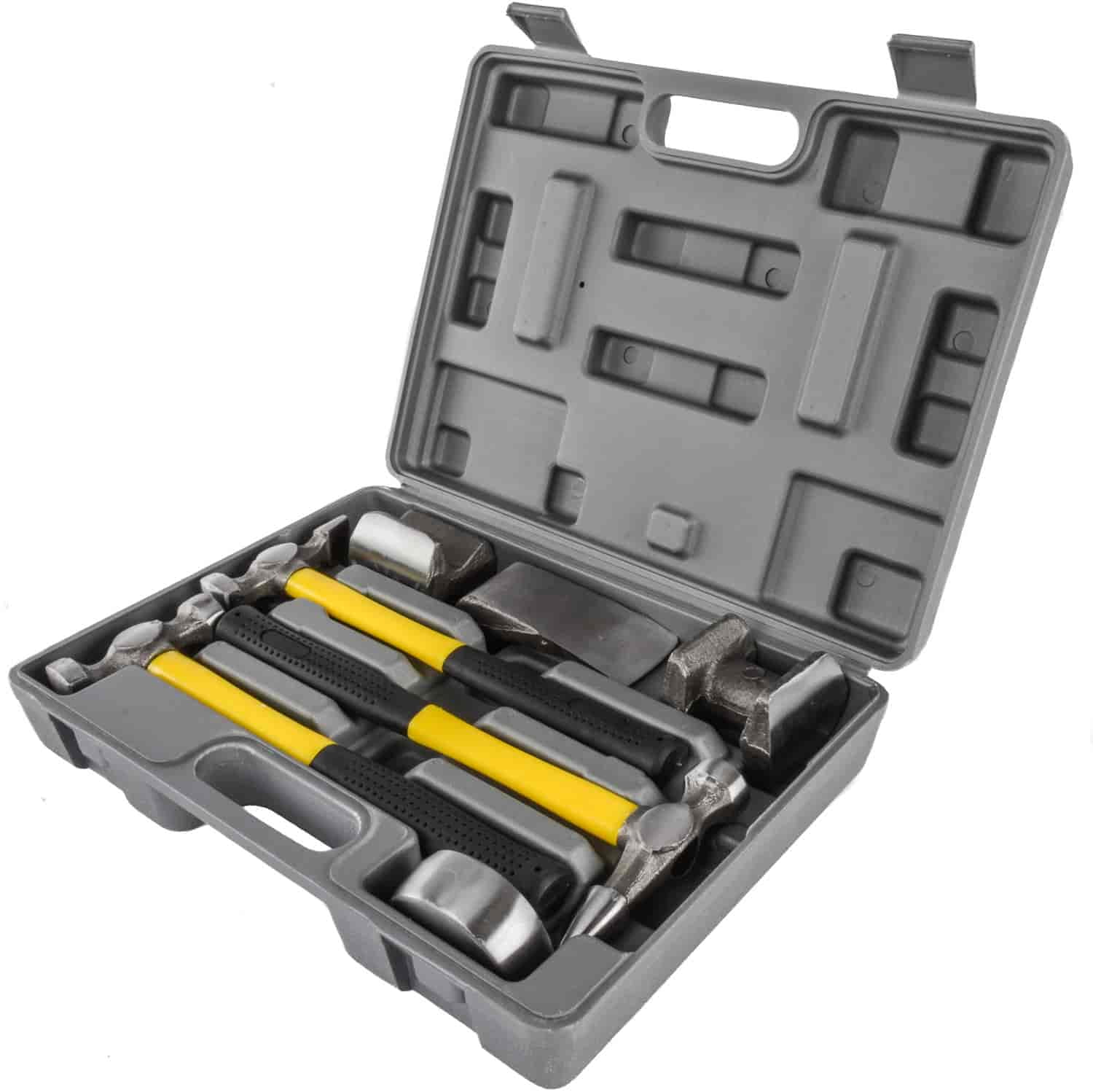 JEGS 8007 Auto Body Repair Kit 7pc Set Includes: (3) Carbon Steel ...