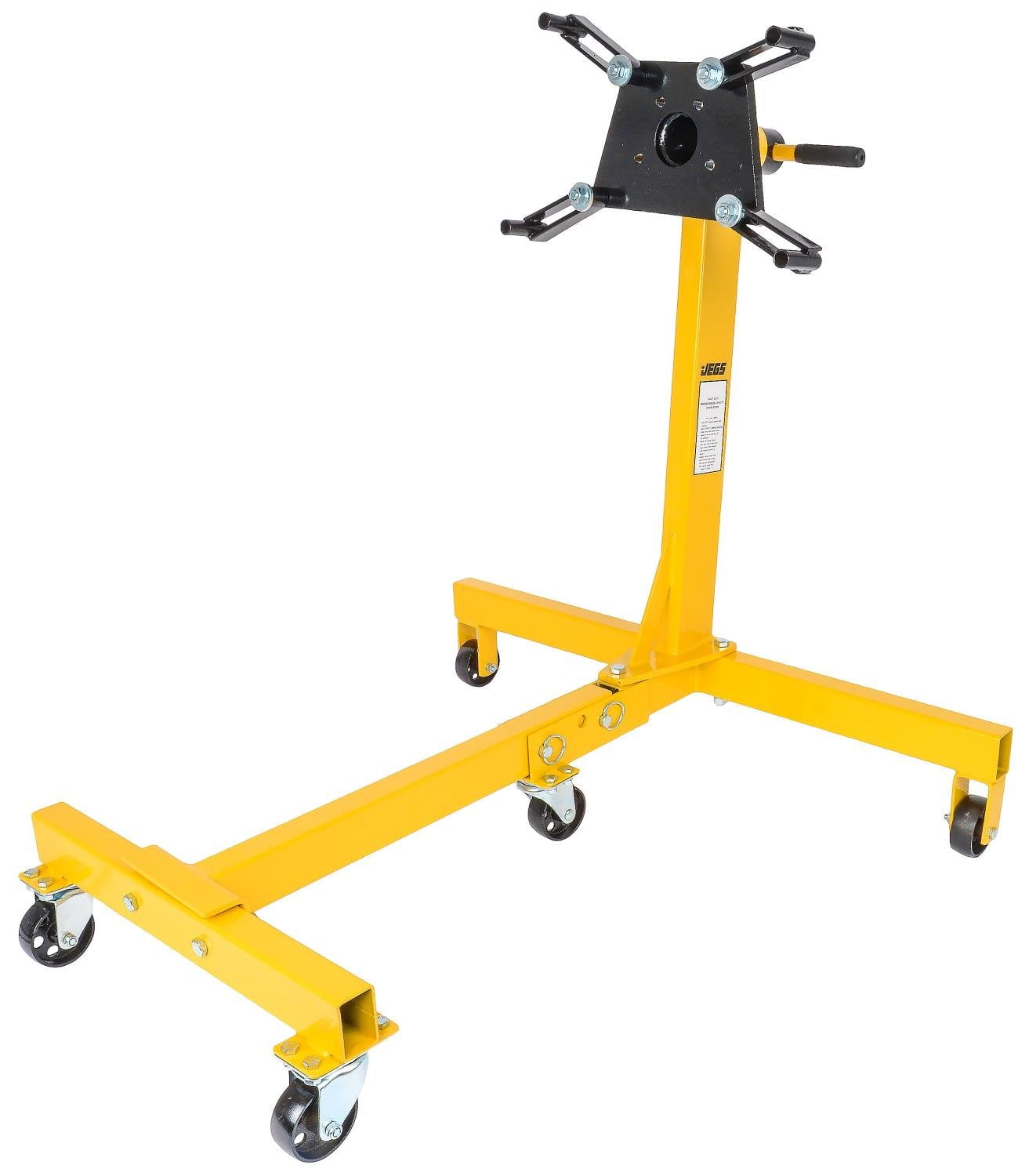 JEGS 80098 Folding Engine Stand Capacity: 1250 lbs. Adjustable 360 ...