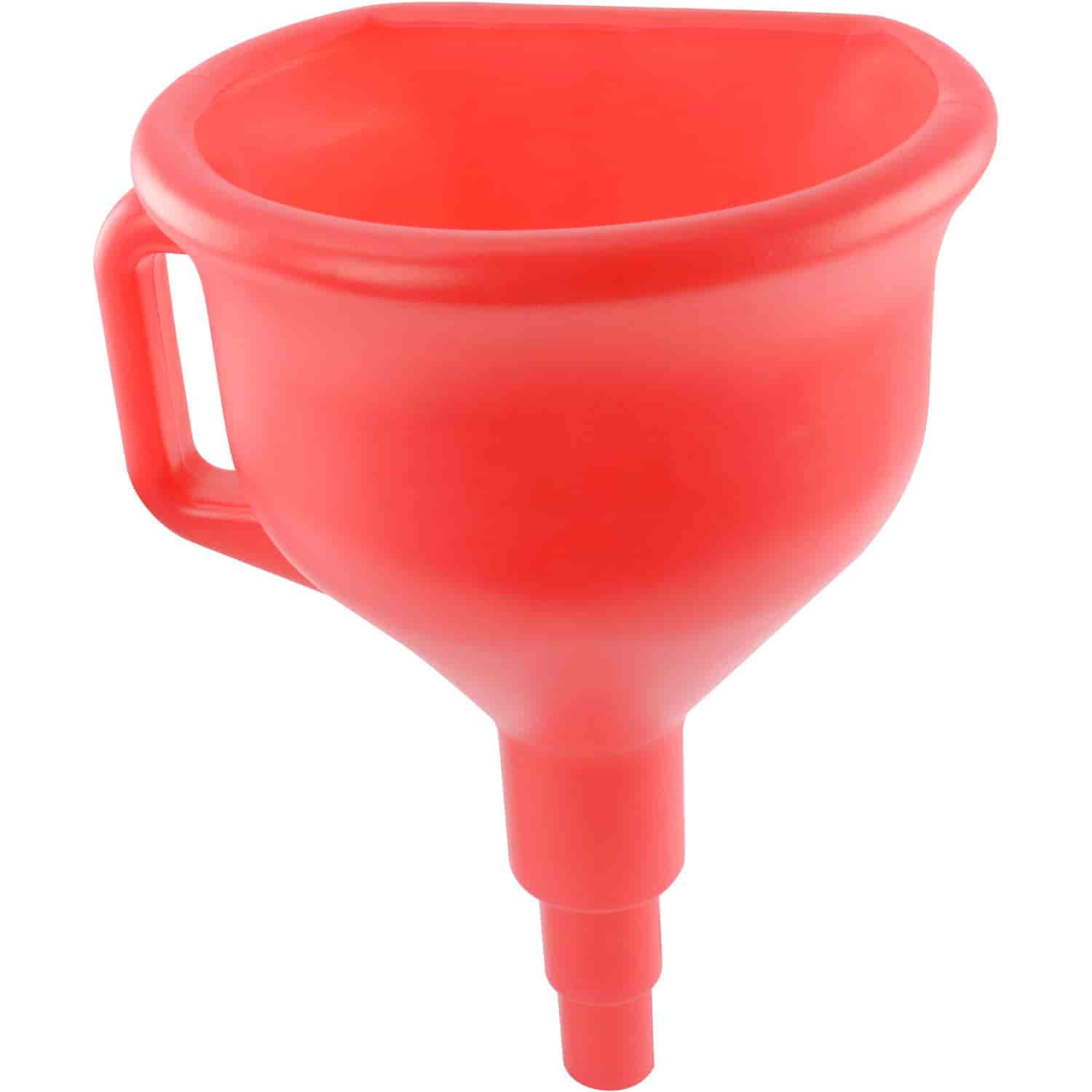 JEGS 80205 Round Funnel Red Length: 18 in. Diameter: 11.500 in. Neck O ...