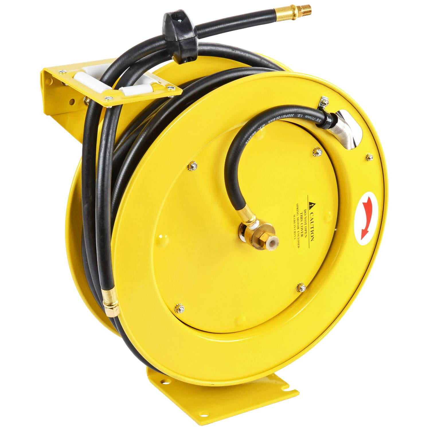 JEGS 81056 Retractable Air Hose Reel Max Pressure: 300 PSI Max Air Flow ...