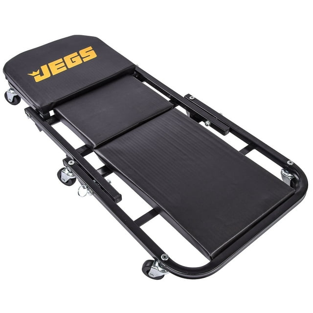 JEGS 81165 2-in-1 Folding Creeper & Z-Seat Creeper Mode: 36 L x 17 W ...