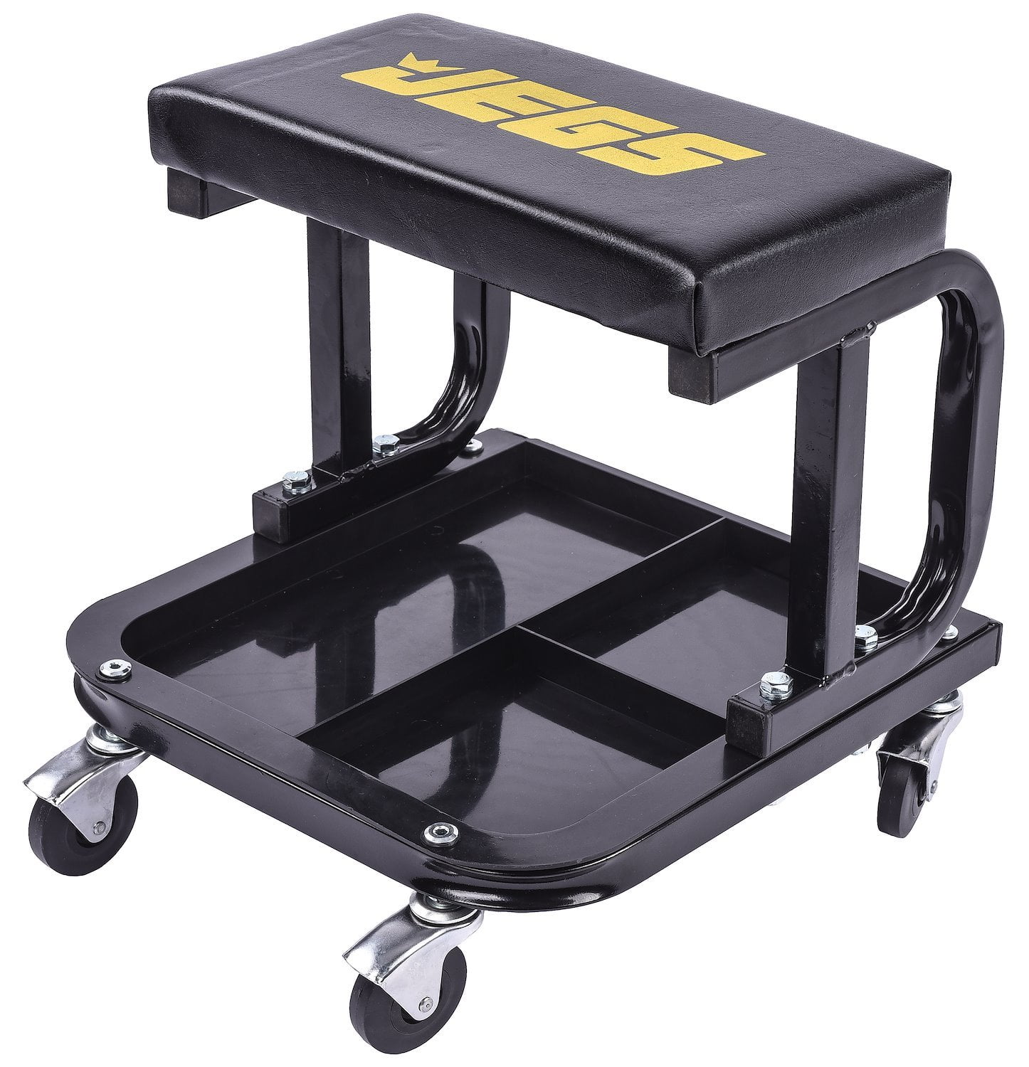 JEGS 81170 Mechanic Roller Seat with Tool Tray, 350 lbs. Capacity ...