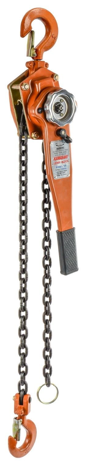 JEGS 81249 Lever Chain Hoist 1.5-Ton Capacity 5 Lift Self-Locking 360 ...
