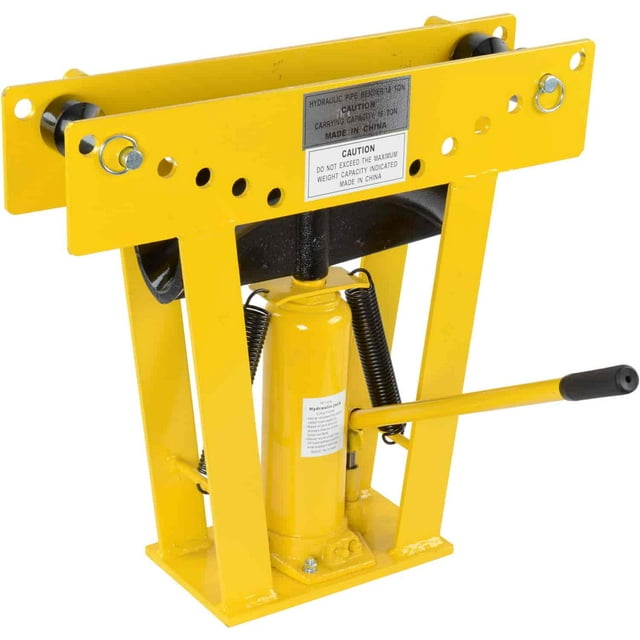 JEGS 81522 16-Ton Hydraulic Pipe Bender Bends thick-walled schedule 40 ...
