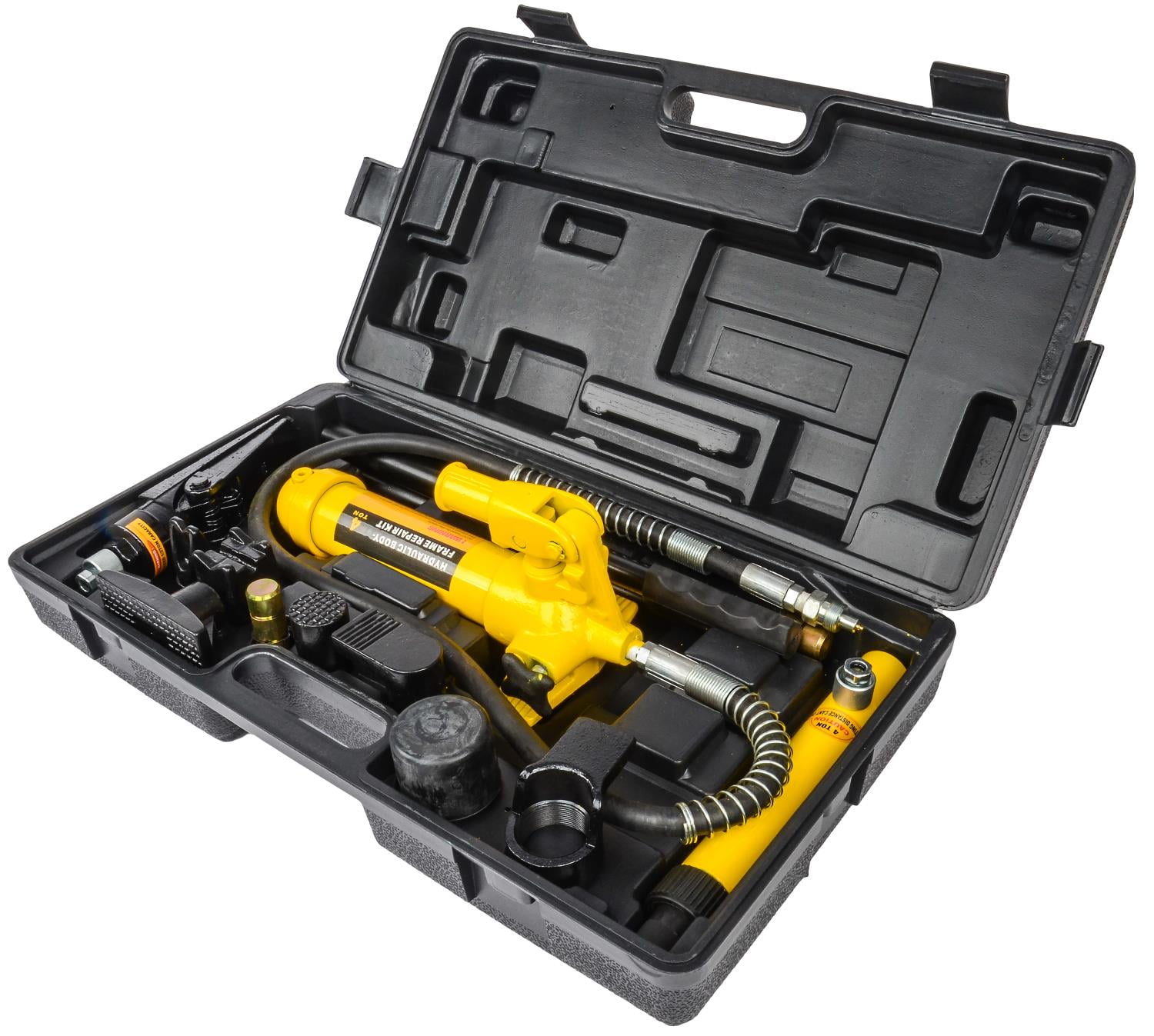 JEGS 81532 Hydraulic Porta-Power Ram Jack Kit 4-Ton Capacity 4-3/4 ...