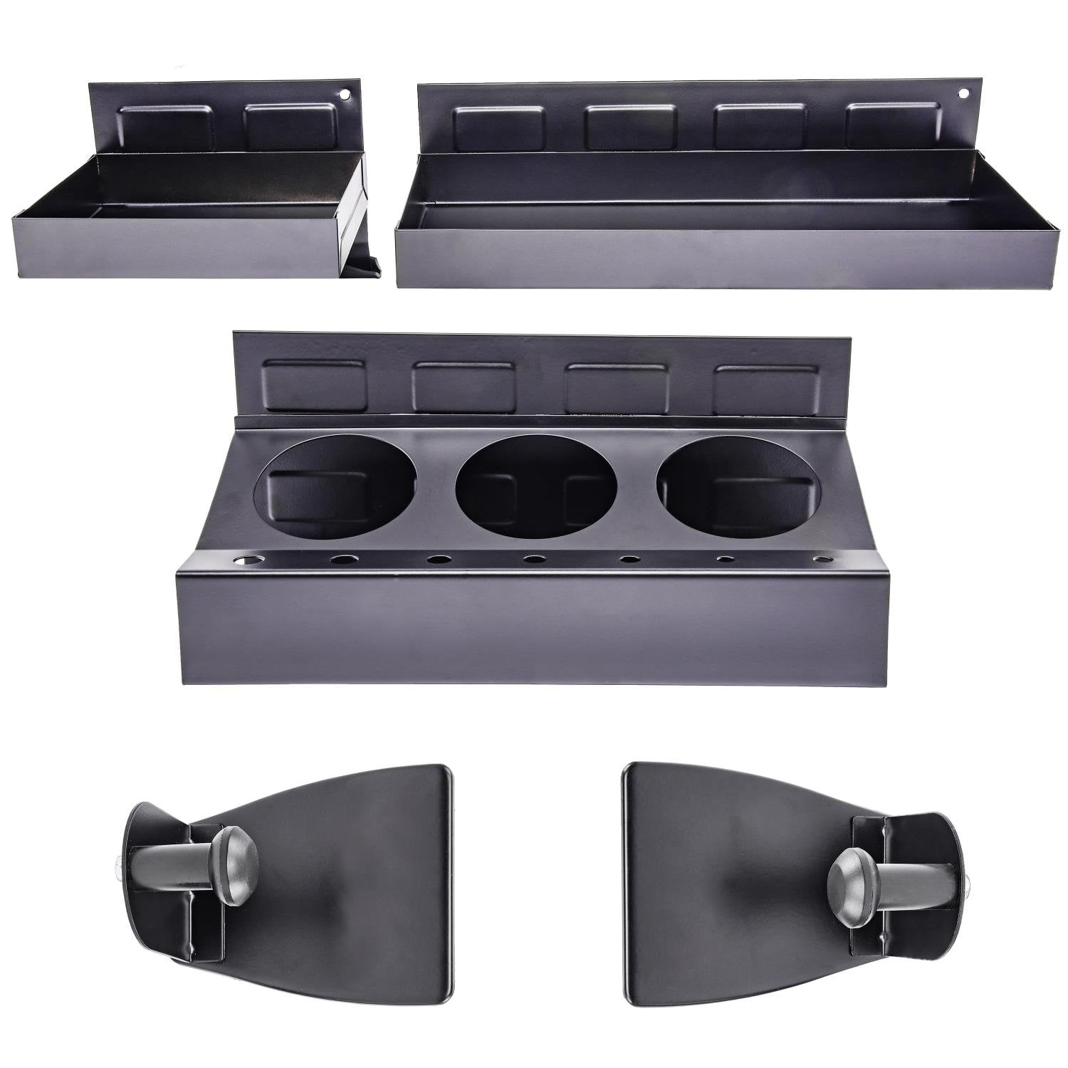 JEGS 81653 Magnetic Tool Box Tray Set 4-Piece Set Includes: (1) 6 in ...