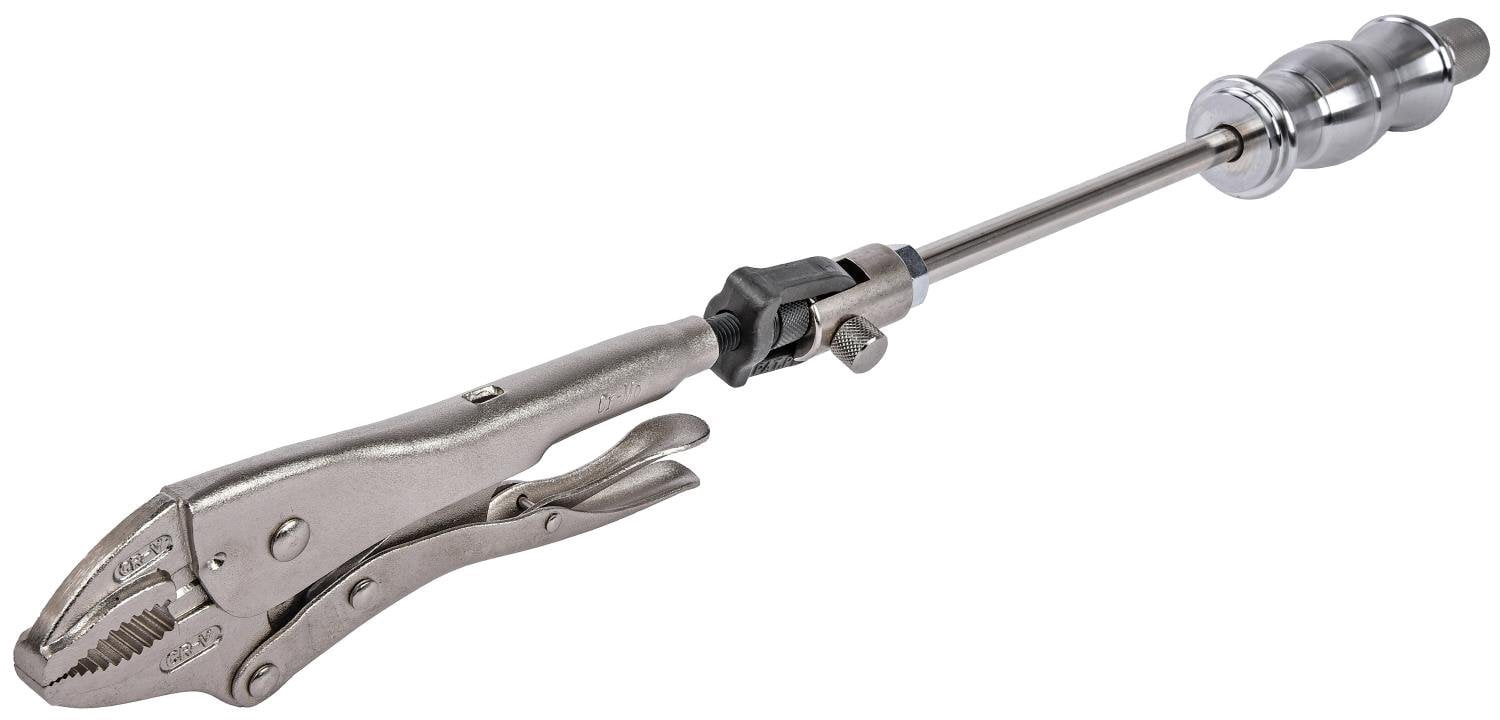 JEGS 81789 Locking Pliers Slide Hammer, Weighted Handle Tool for Screw ...