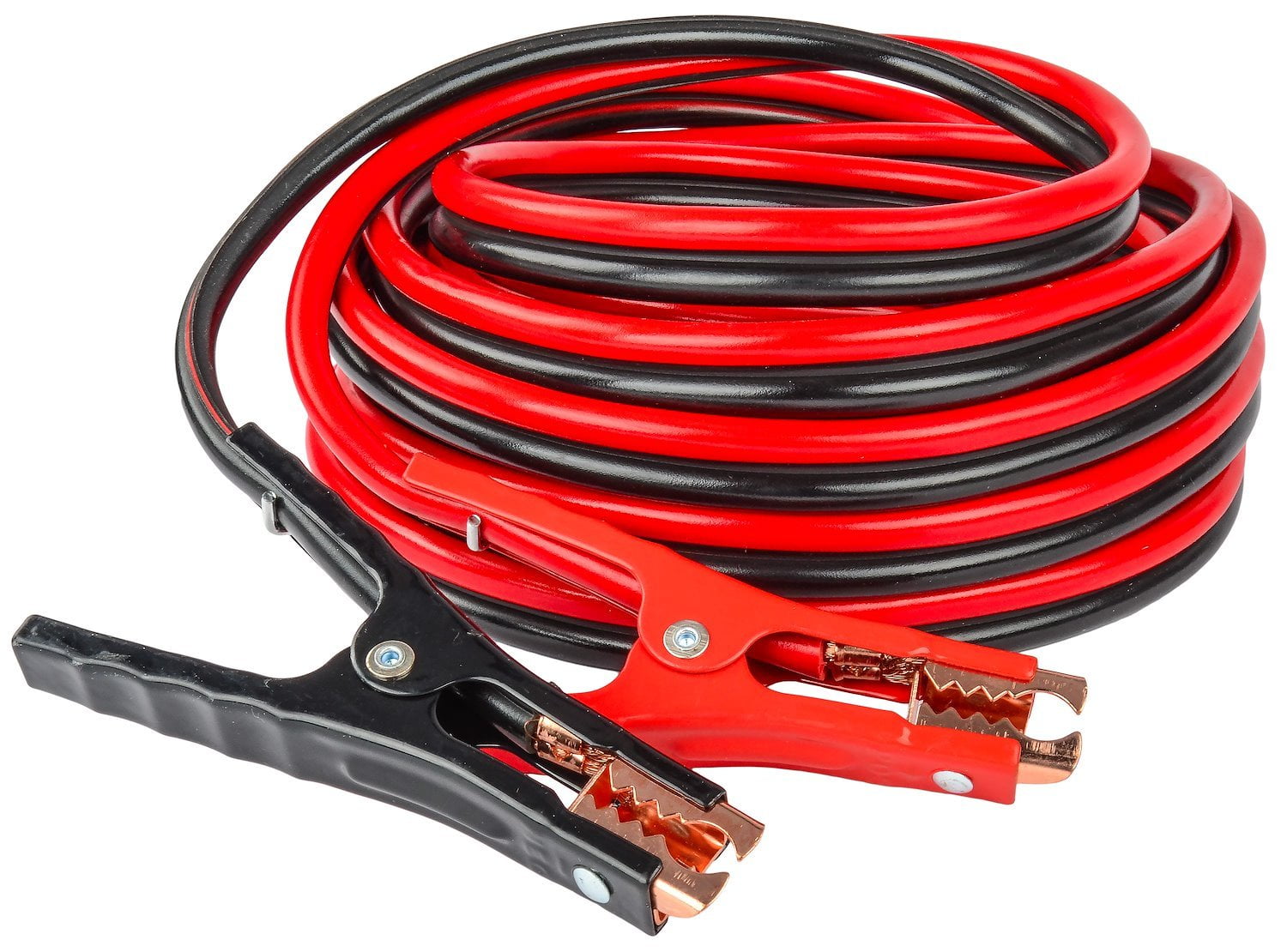 JEGS Jumper Cables, 25 ft, 500 Amp, Shielded Clamps, Copper, Heavy Duty ...