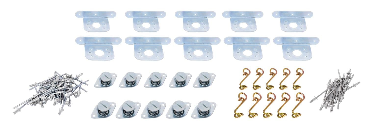 JEGS 82270 Hood and Deck Install Kit Slotted Head - Walmart.com