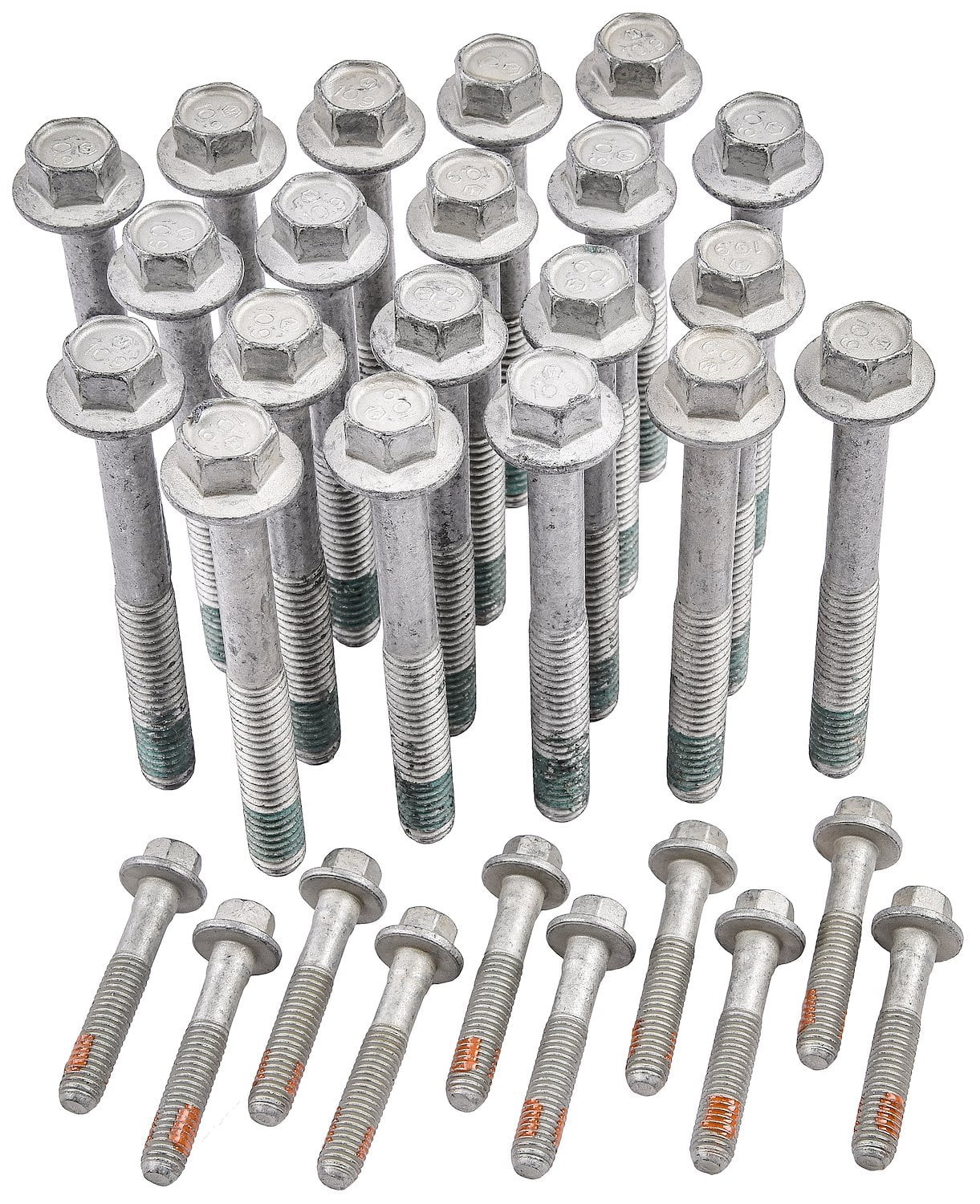 JEGS 83414 Cylinder Head Bolt Kit 2004 & Newer GM LS Engines OE-Style ...