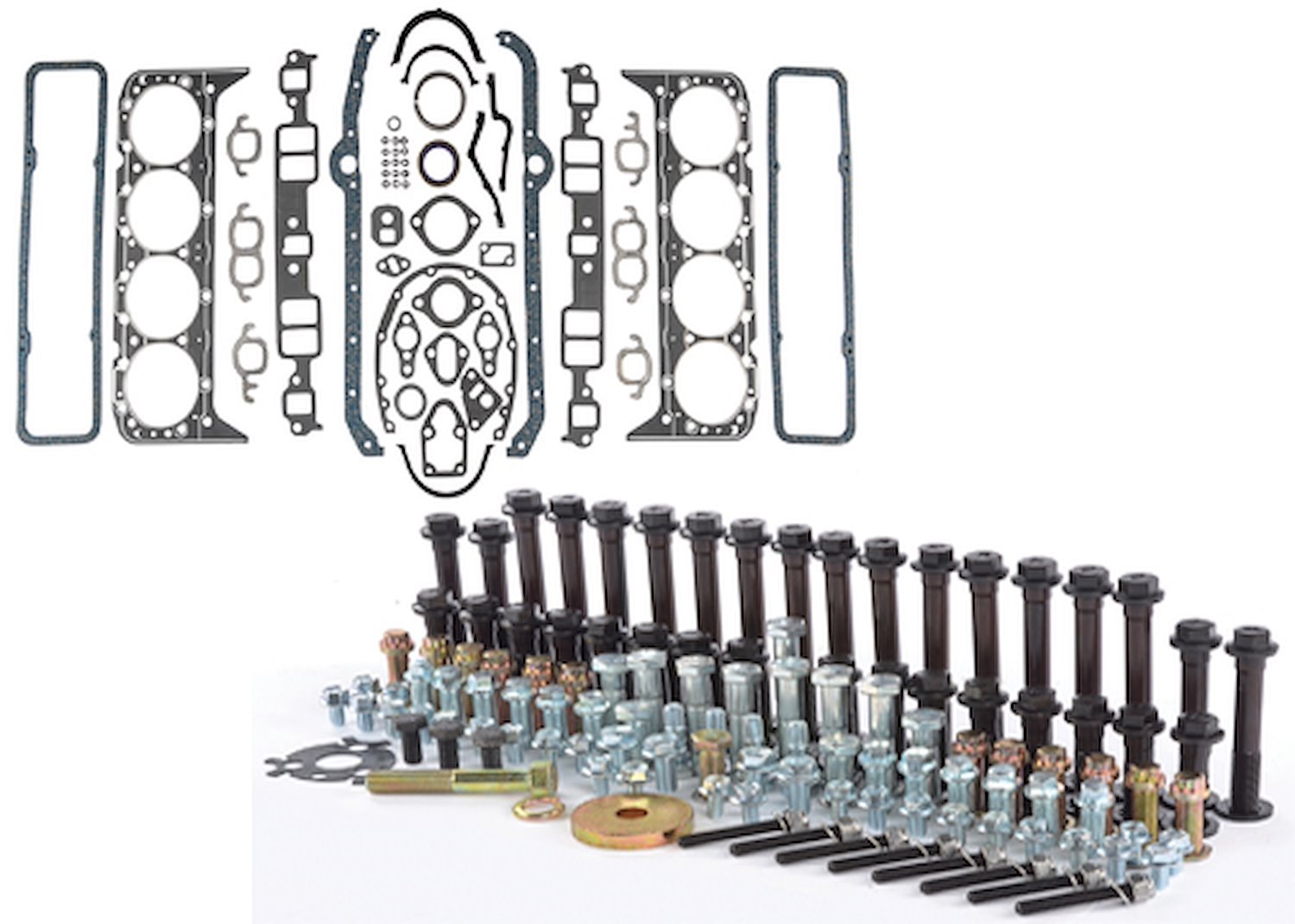 JEGS 83450K Premium Engine Bolt & Gasket Kit 1967-1980 Small Block ...