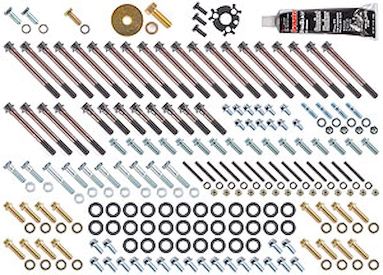 JEGS 83455 Premium Engine Bolt Kit Big Block Chevy 396-427-454 221 Pc ...