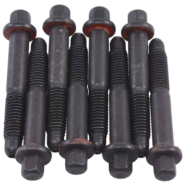 JEGS 83485 GM LS Rocker Arm Bolts (8) 8 mm x 1.25 5/16 (.313) in. Hex ...