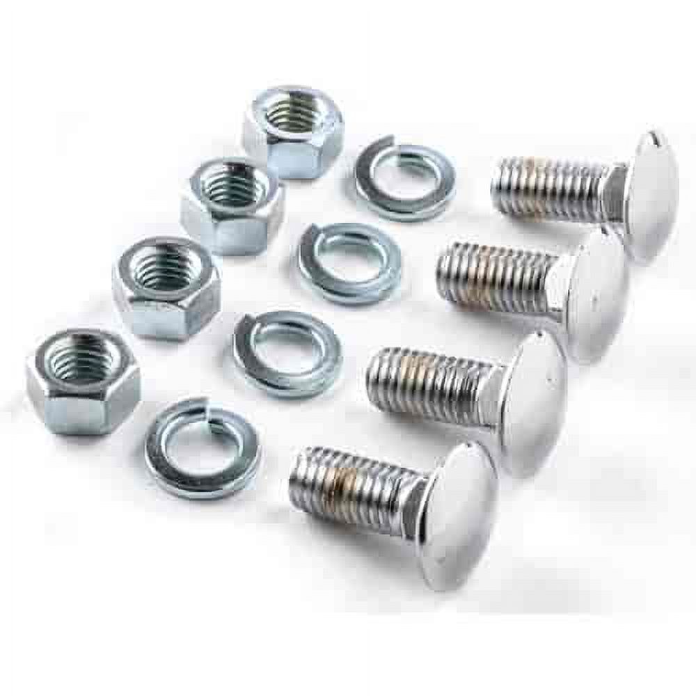 JEGS 83778 Chrome Bumper Bolt Kit Made in the USA Includes: (4) 1/2 -13 ...