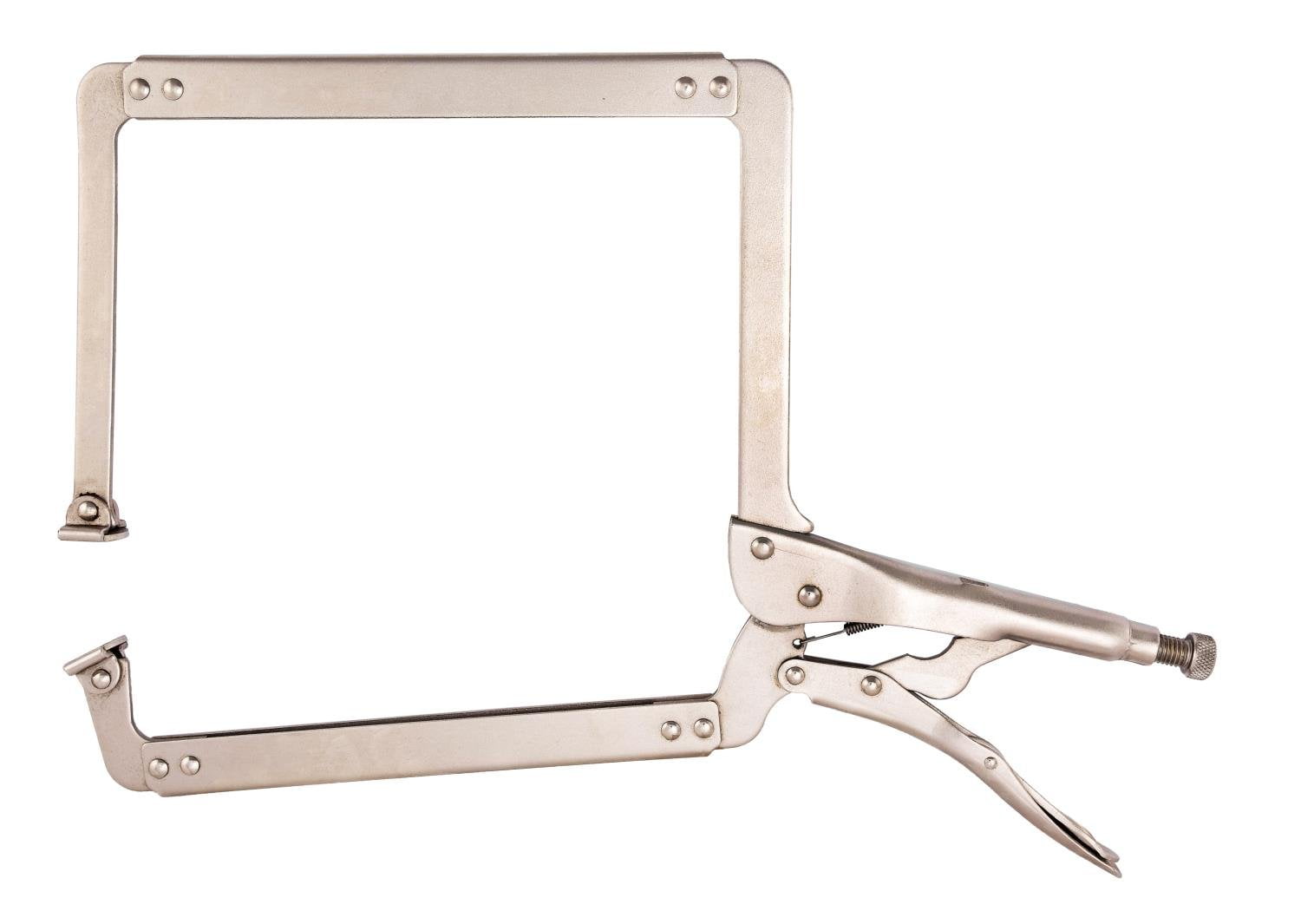 JEGS 85200 Deep Throat Locking C-Clamp 10 in. Throat Depth Quick-Release Adjusta - Walmart.com