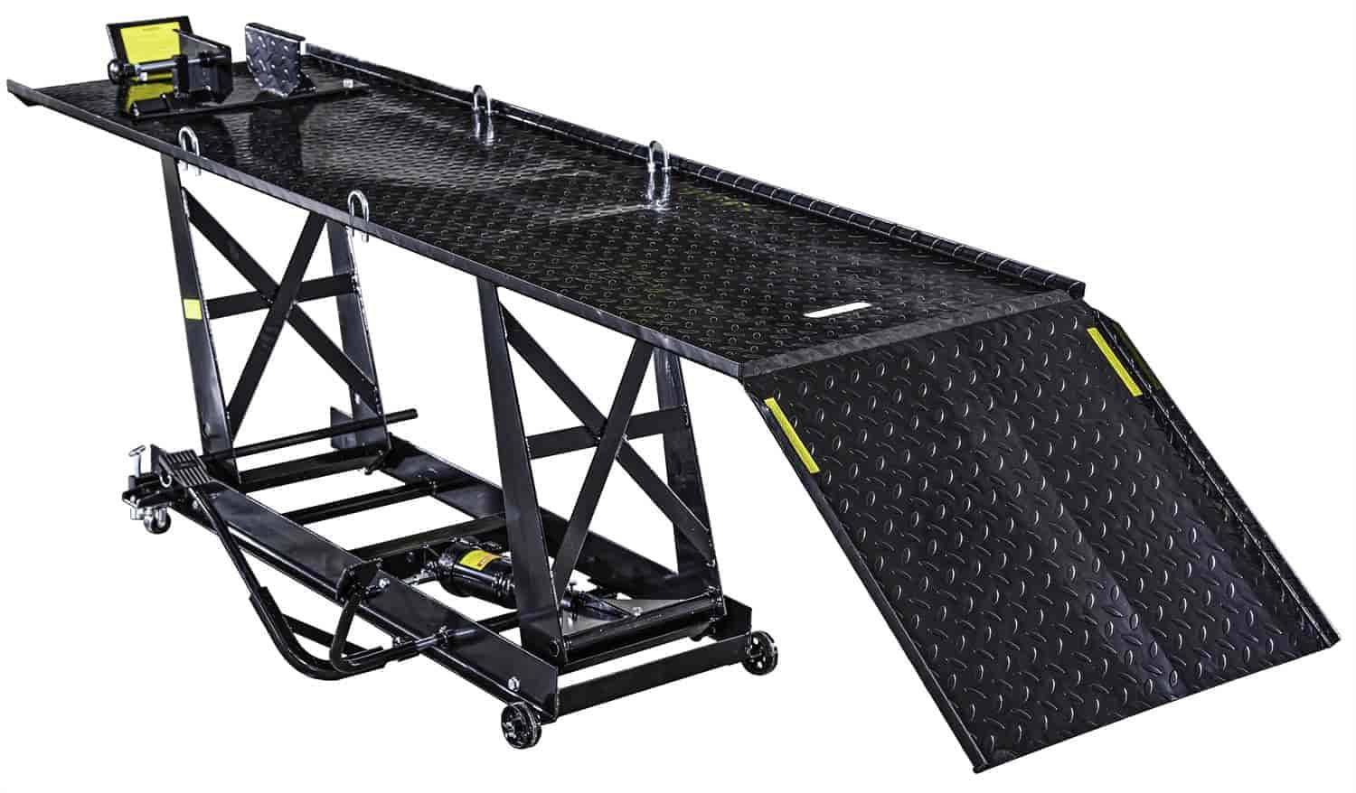 JEGS 87004 Hydraulic Motorcycle Lift Ramp 1000 lb. Capacity 29 1/2 in ...