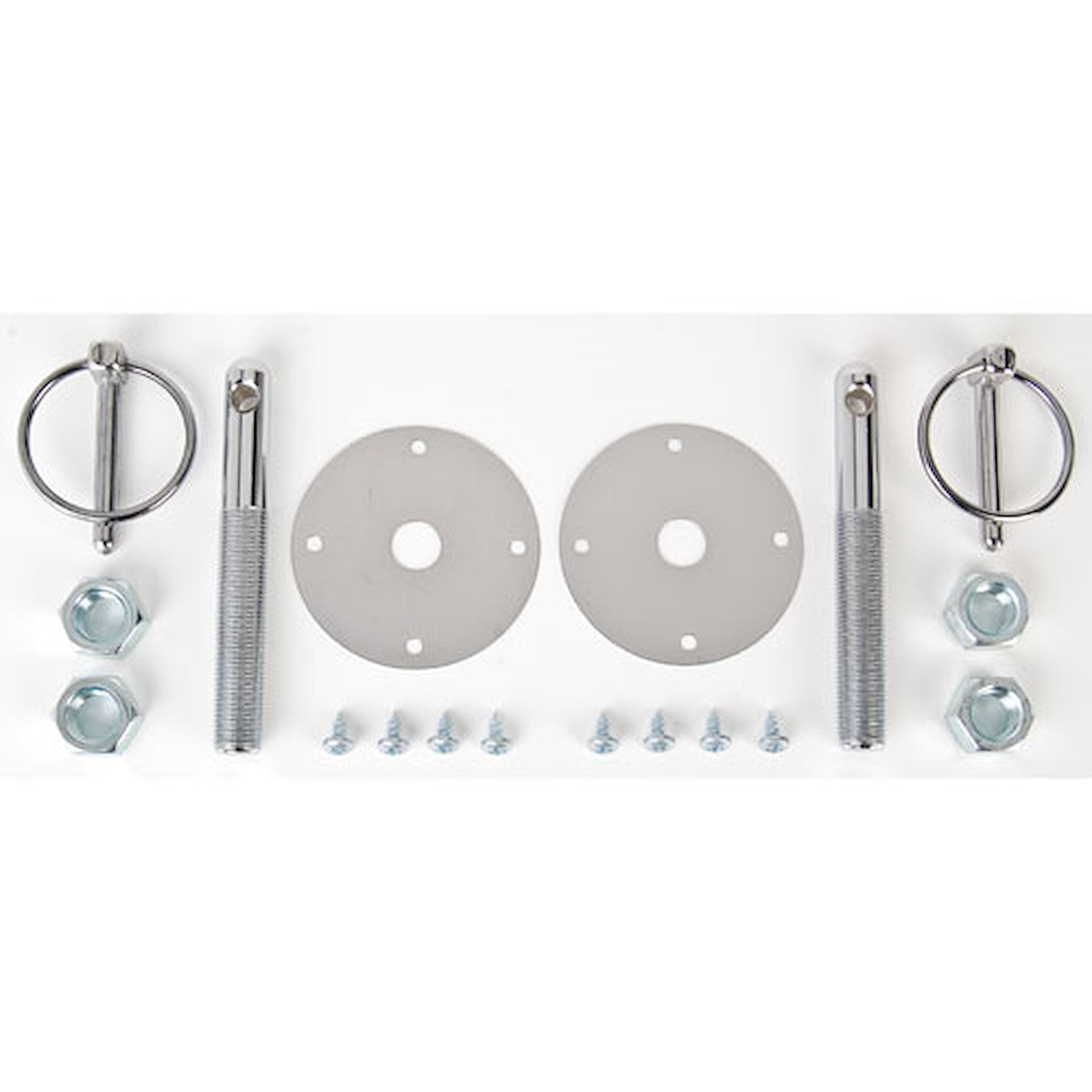 JEGS 90061 Hood and Deck Lid Pin Kit With Torsion Clips - Walmart.com